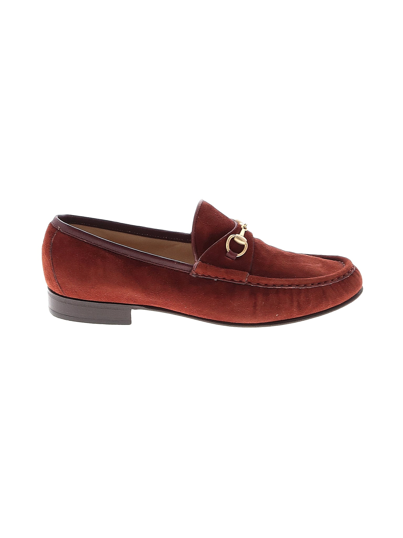 Gucci Solid Maroon Burgundy Vintage Horsebit Loafers Size 40 (IT) - 73% ...
