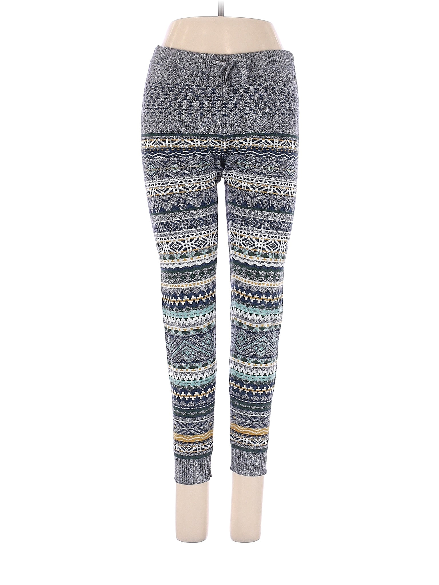 American Eagle Outfitters Jacquard Fair Isle Aztec Or Tribal Print Gray ...