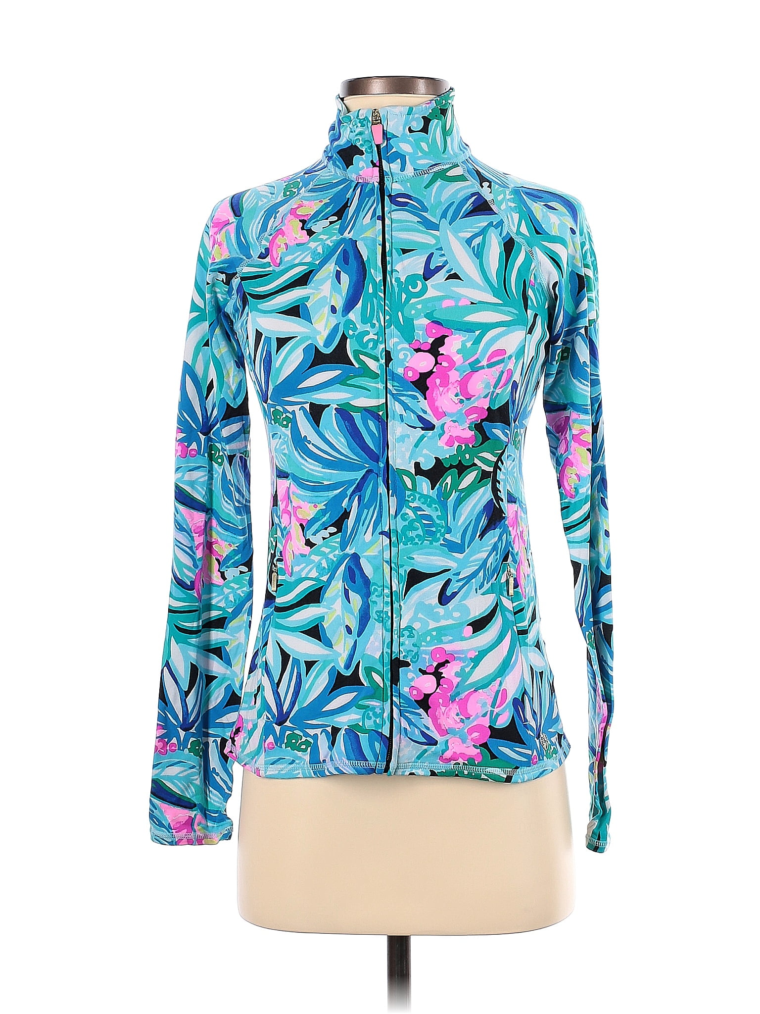 Lilly Pulitzer Blue Track Jacket Size XS - 72% off | thredUP