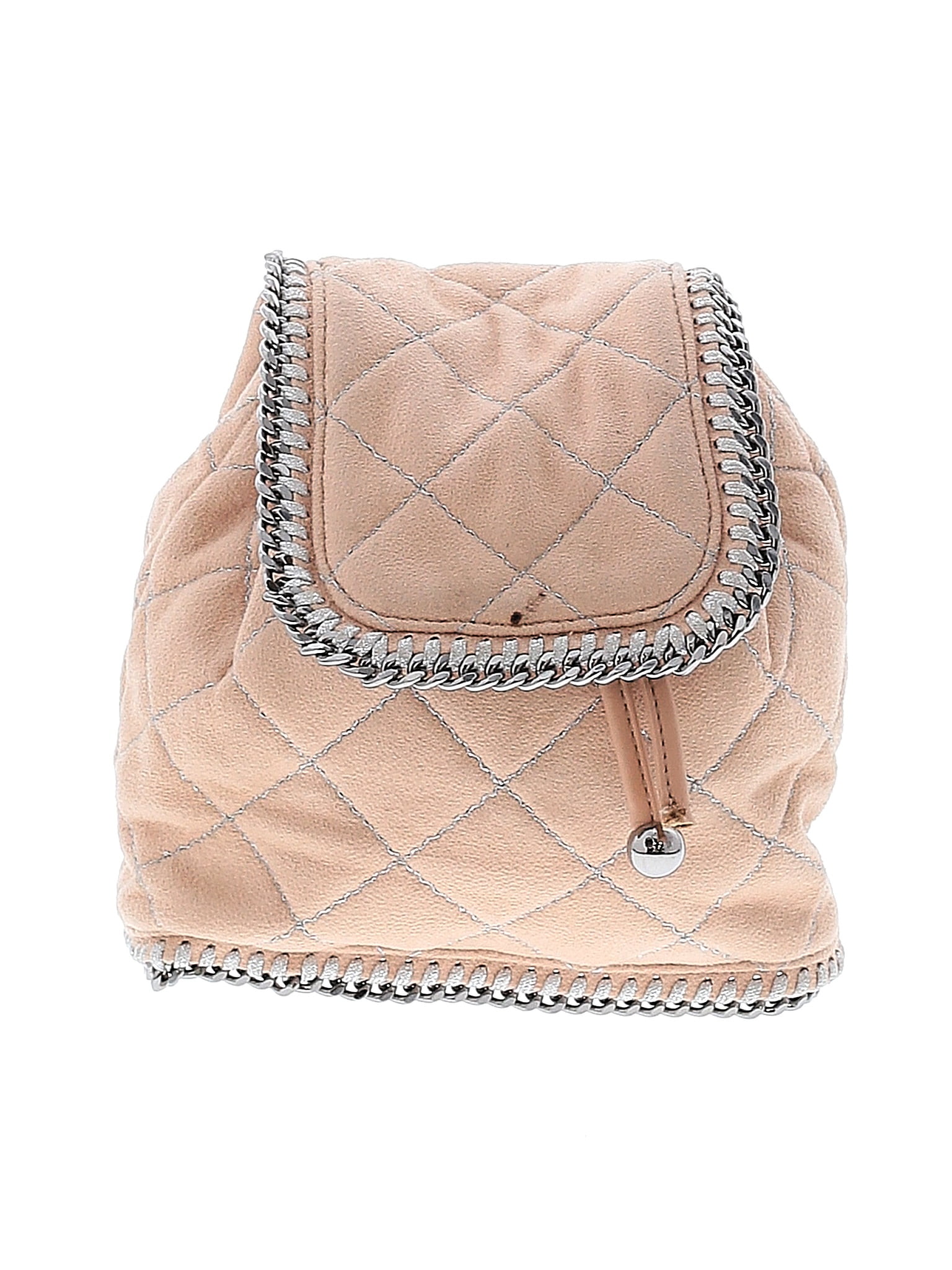 Stella McCartney Gold Quilted Falabella Mini Backpack One Size - 74% ...