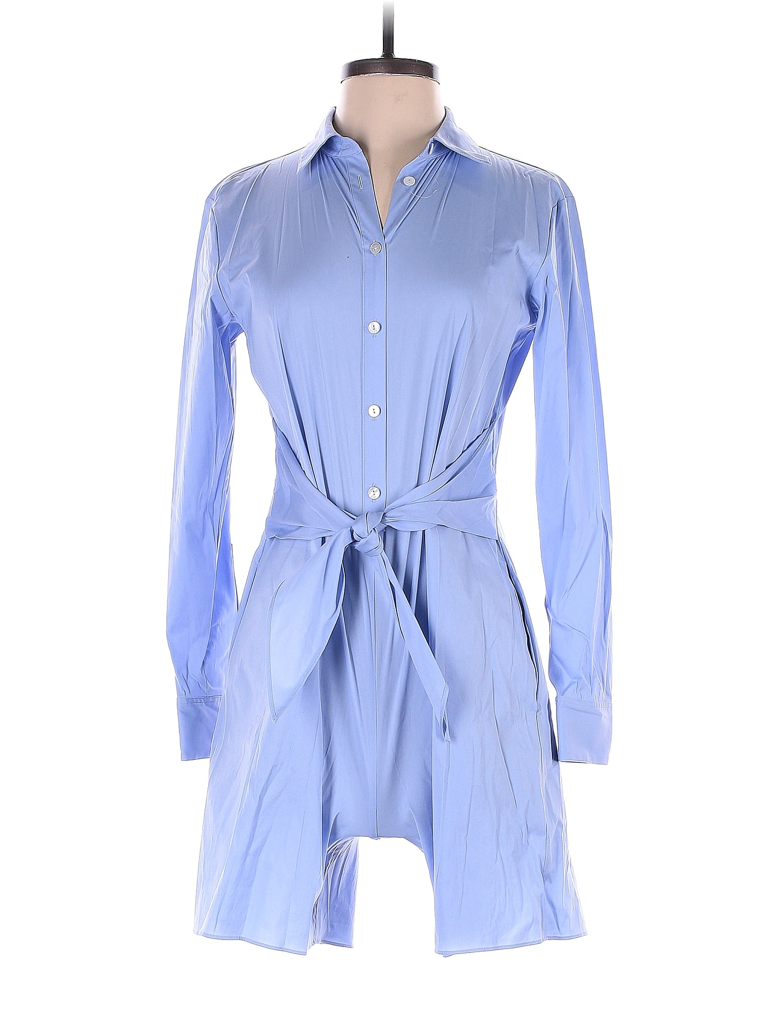 Theory Solid Blue Romper Size 0 - 76% off | thredUP