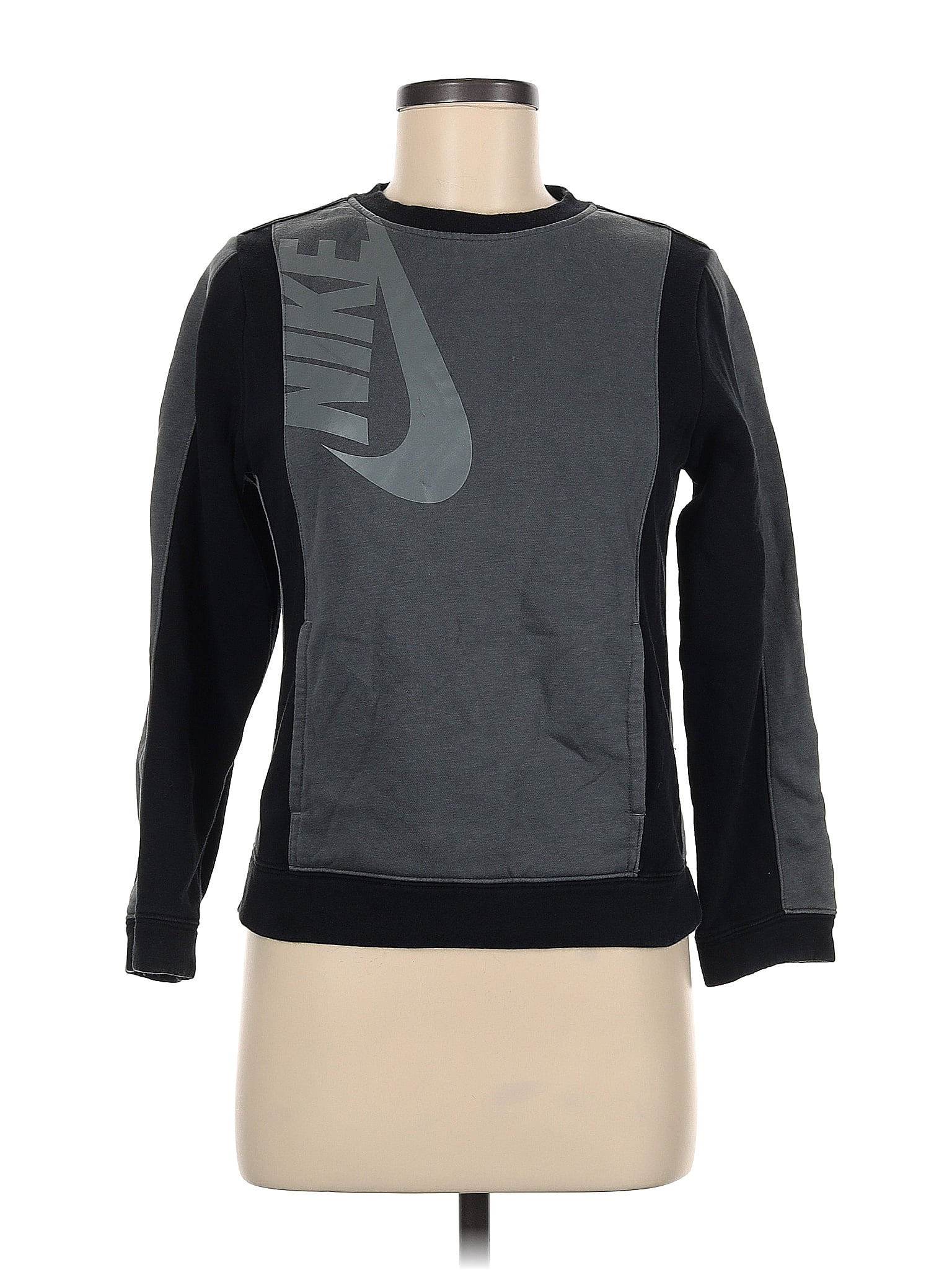 Nike Color Block Gray Sweatshirt Size M - 67% off | thredUP