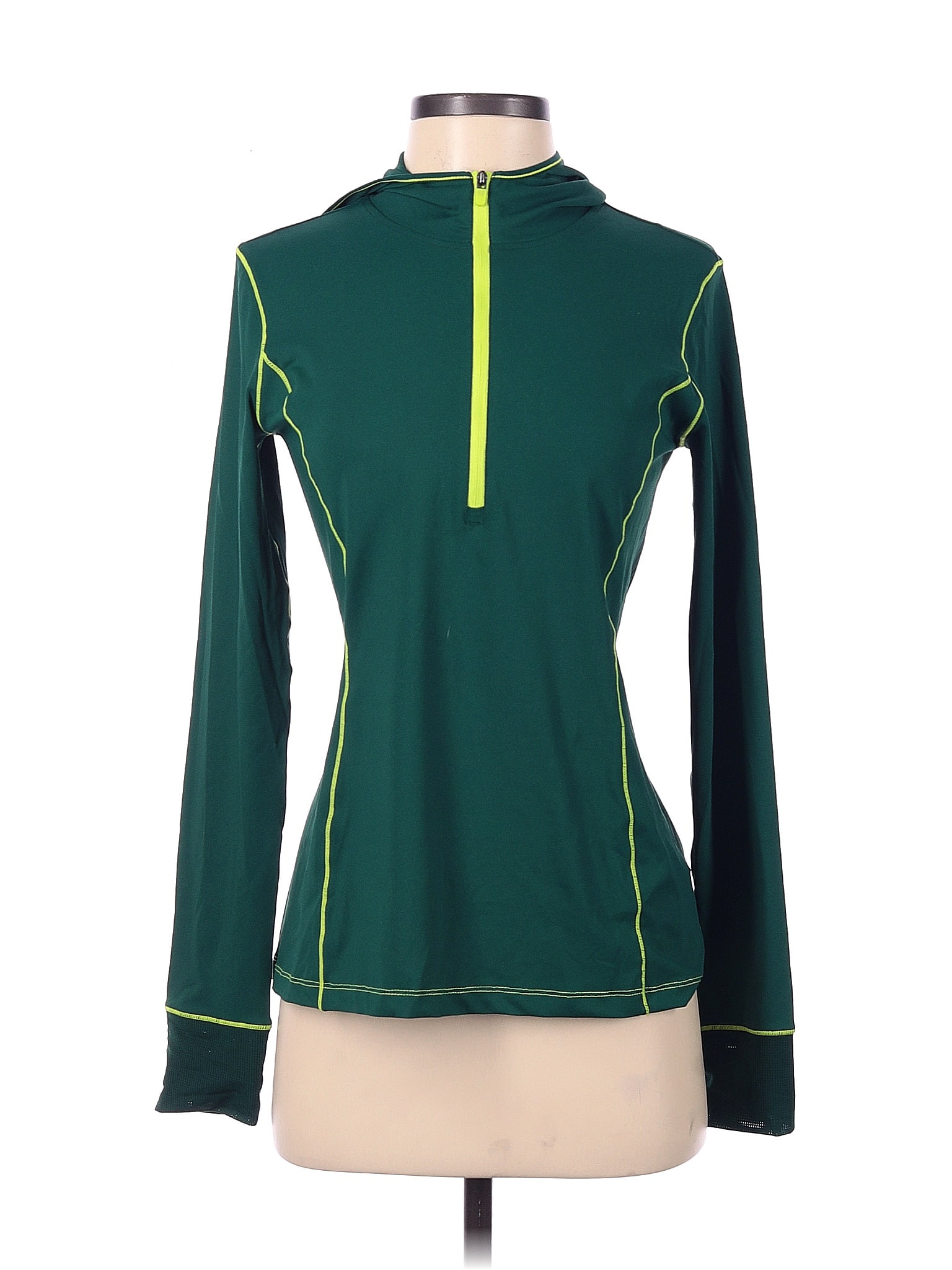 Fabletics Green Track Jacket Size S - 65% off | thredUP