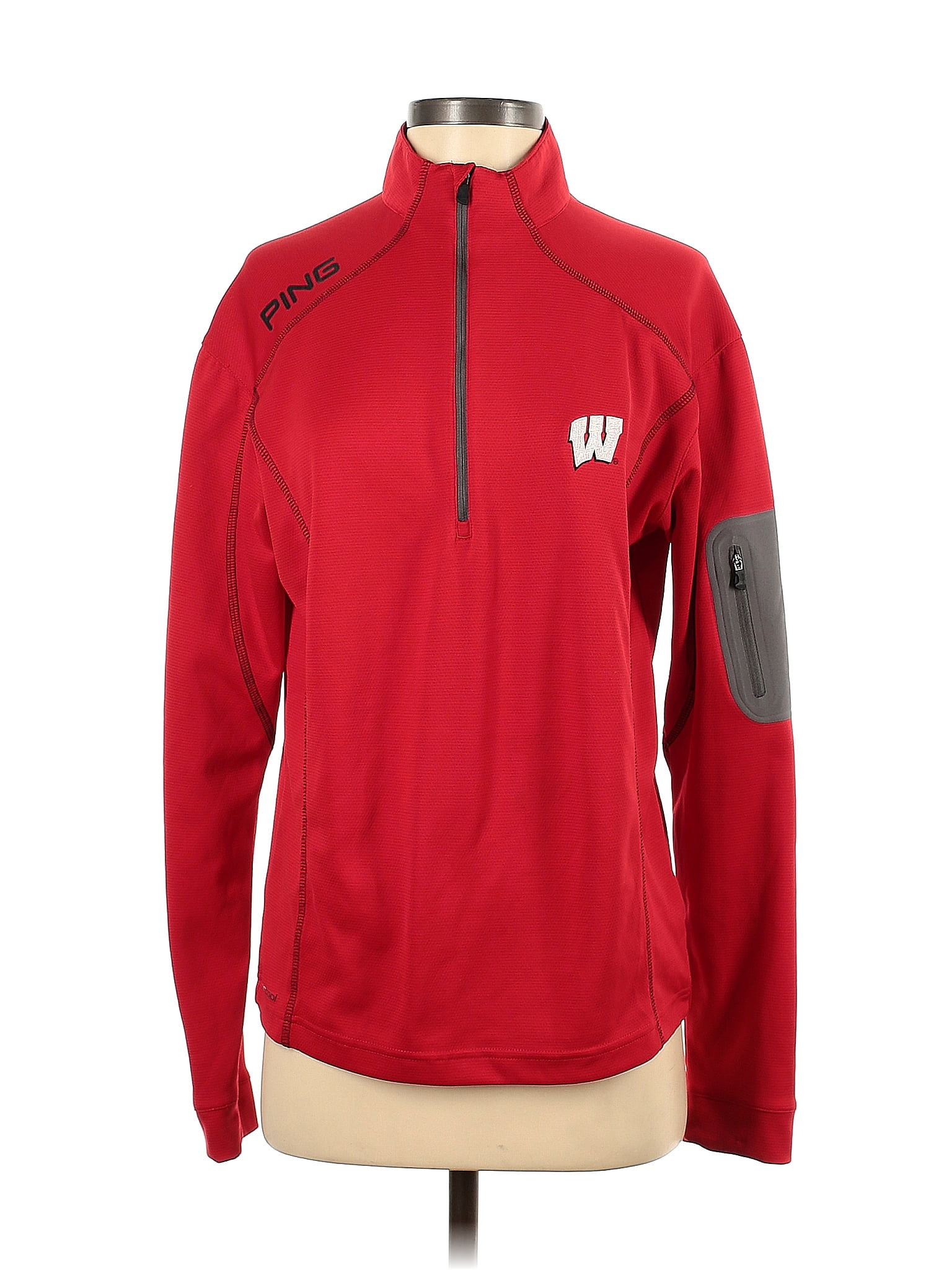 Pinge 100% Polyester Red Track Jacket Size S - 59% off | ThredUp