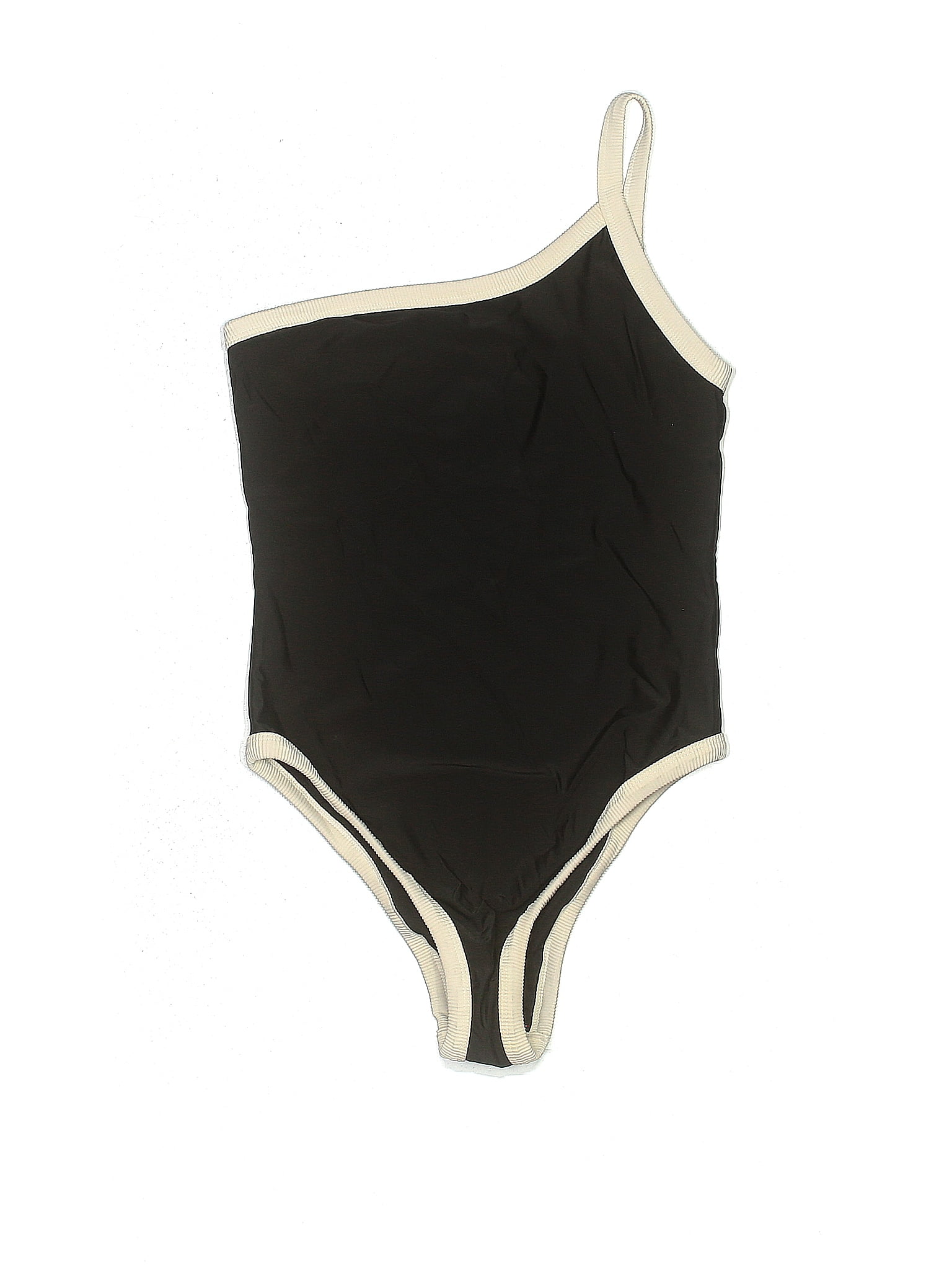 Aerie Solid Black One Piece Swimsuit Size M 39 Off Thredup