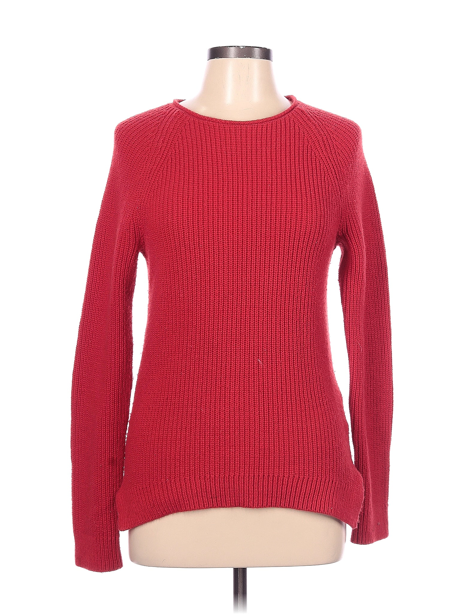 Gap Color Block Solid Red Pullover Sweater Size L 76 Off Thredup