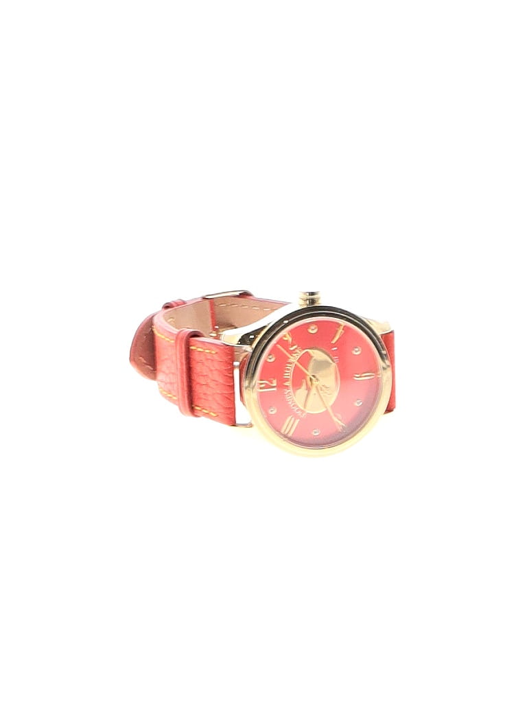 Dooney & Bourke Color Block Solid Pink Red Watch One Size - 70% off ...