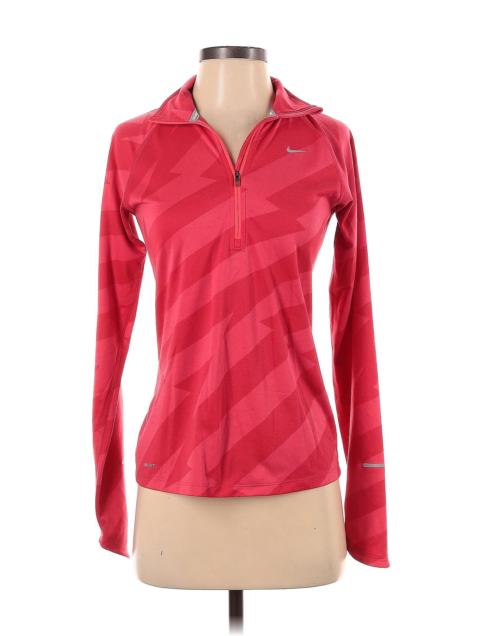 Nike 100% Polyester Red Track Jacket Size S - 68% off | thredUP