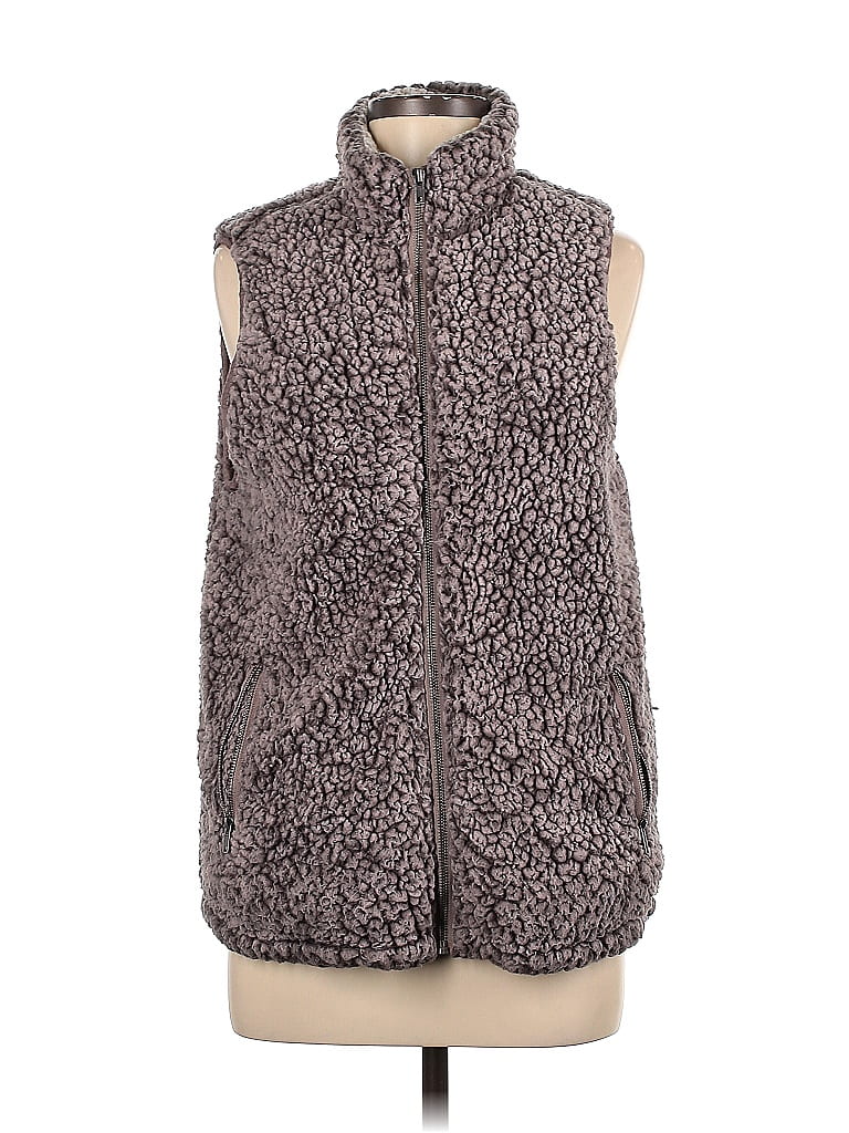 Thread & Supply 100% Polyester Leopard Print Gray Vest Size M - 71% off ...