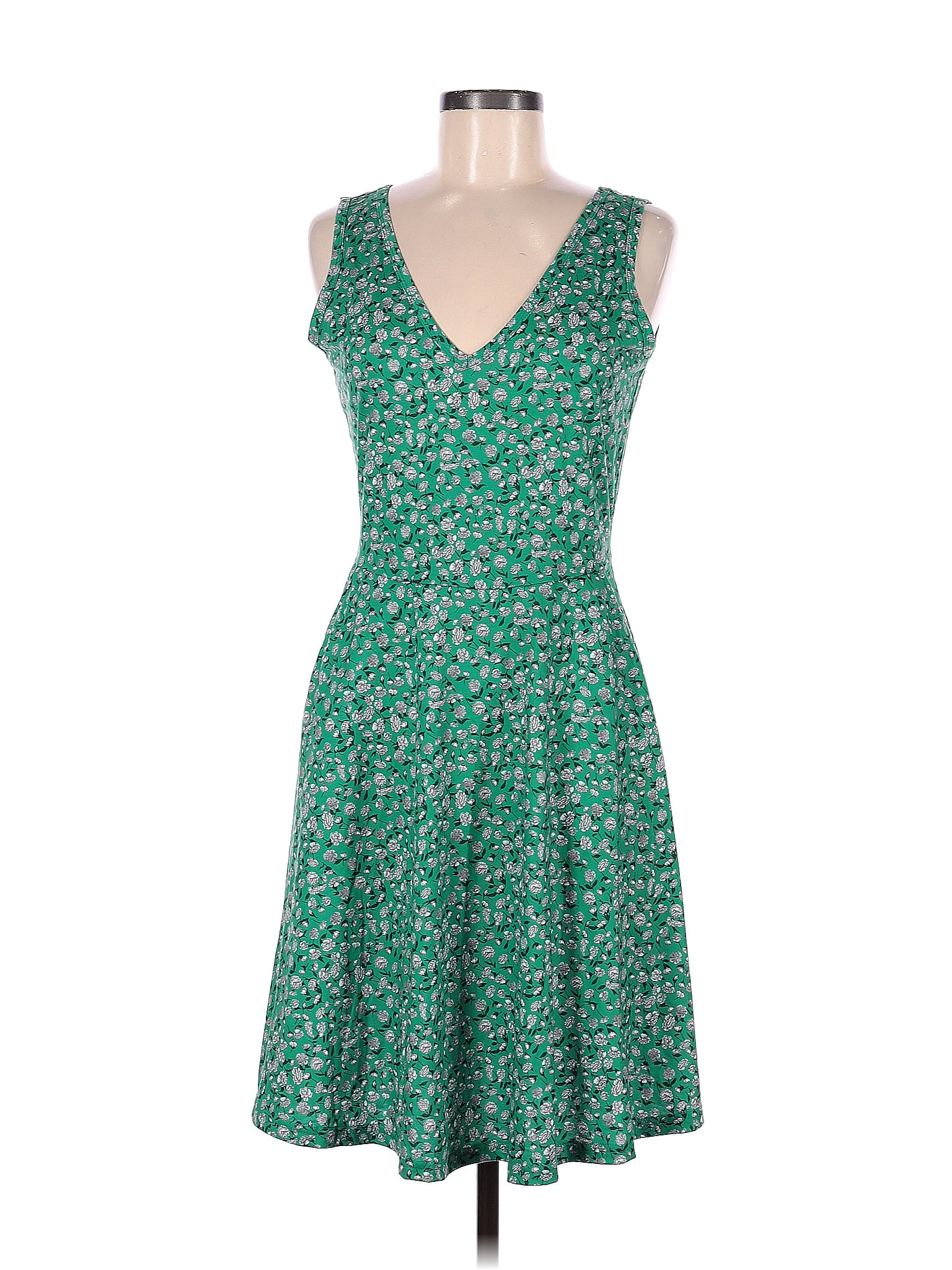 Huhot Floral Green Casual Dress Size M - 36% off | ThredUp