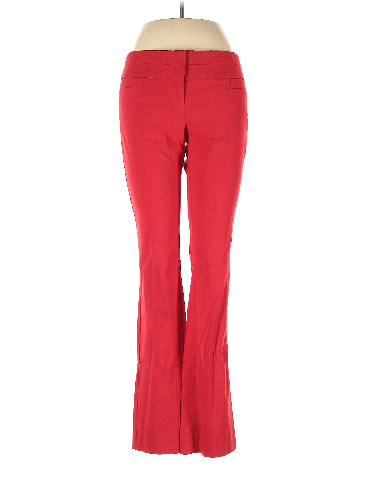 The Limited Solid Red Dress Pants Size 6 - 78% off | thredUP