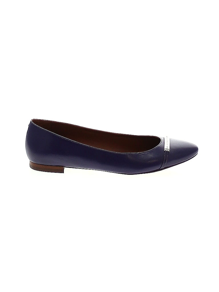 Lauren by Ralph Lauren Solid Navy Purple Flats Size 8 - 67% off | thredUP