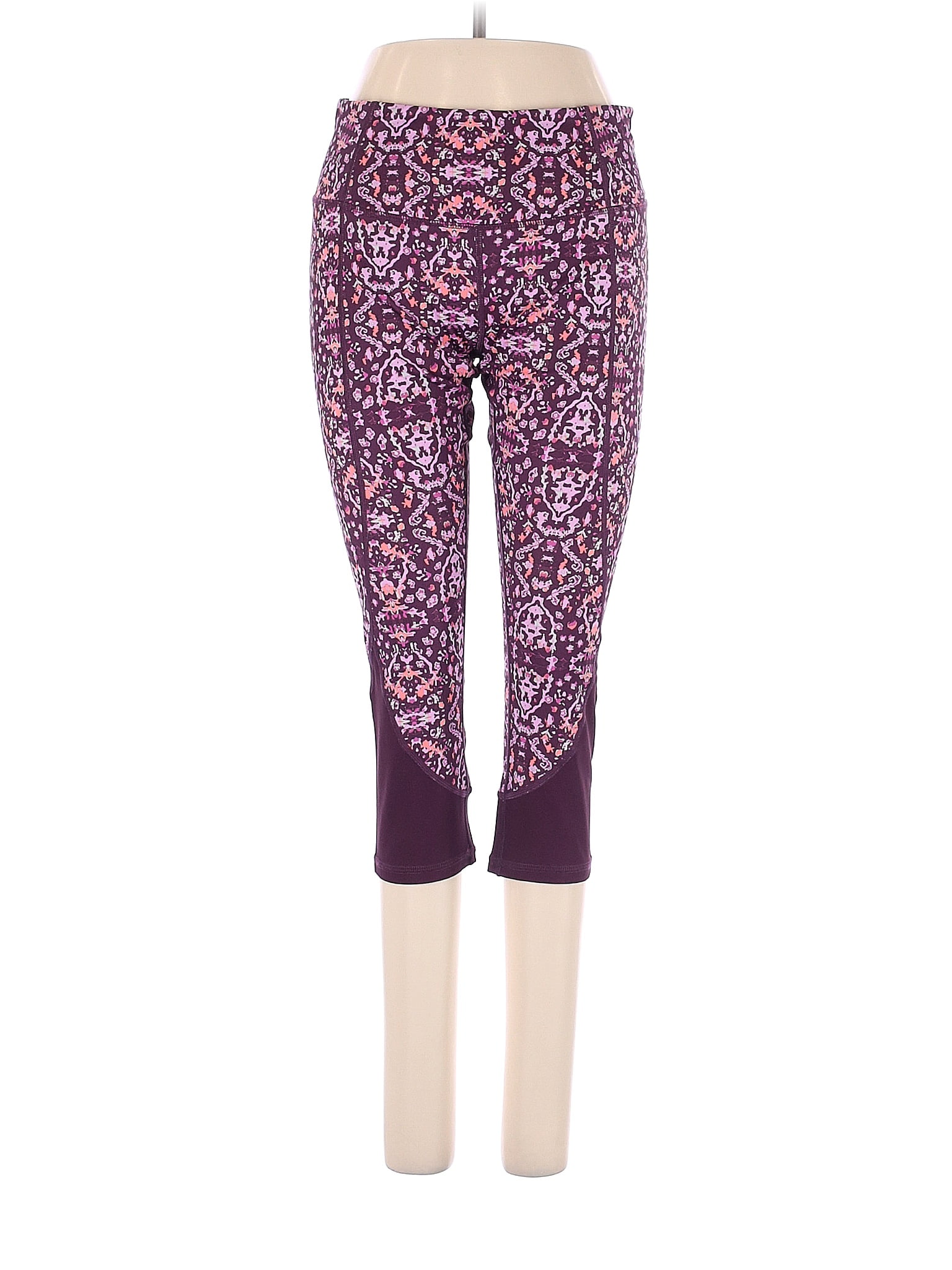 Apana Graphic Animal Print Purple Leggings Size M - 56% off | ThredUp