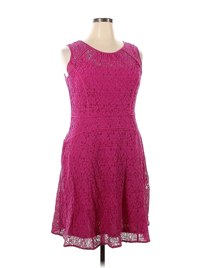 Studio One Pink Casual Dress Size 16 - 74% off | ThredUp