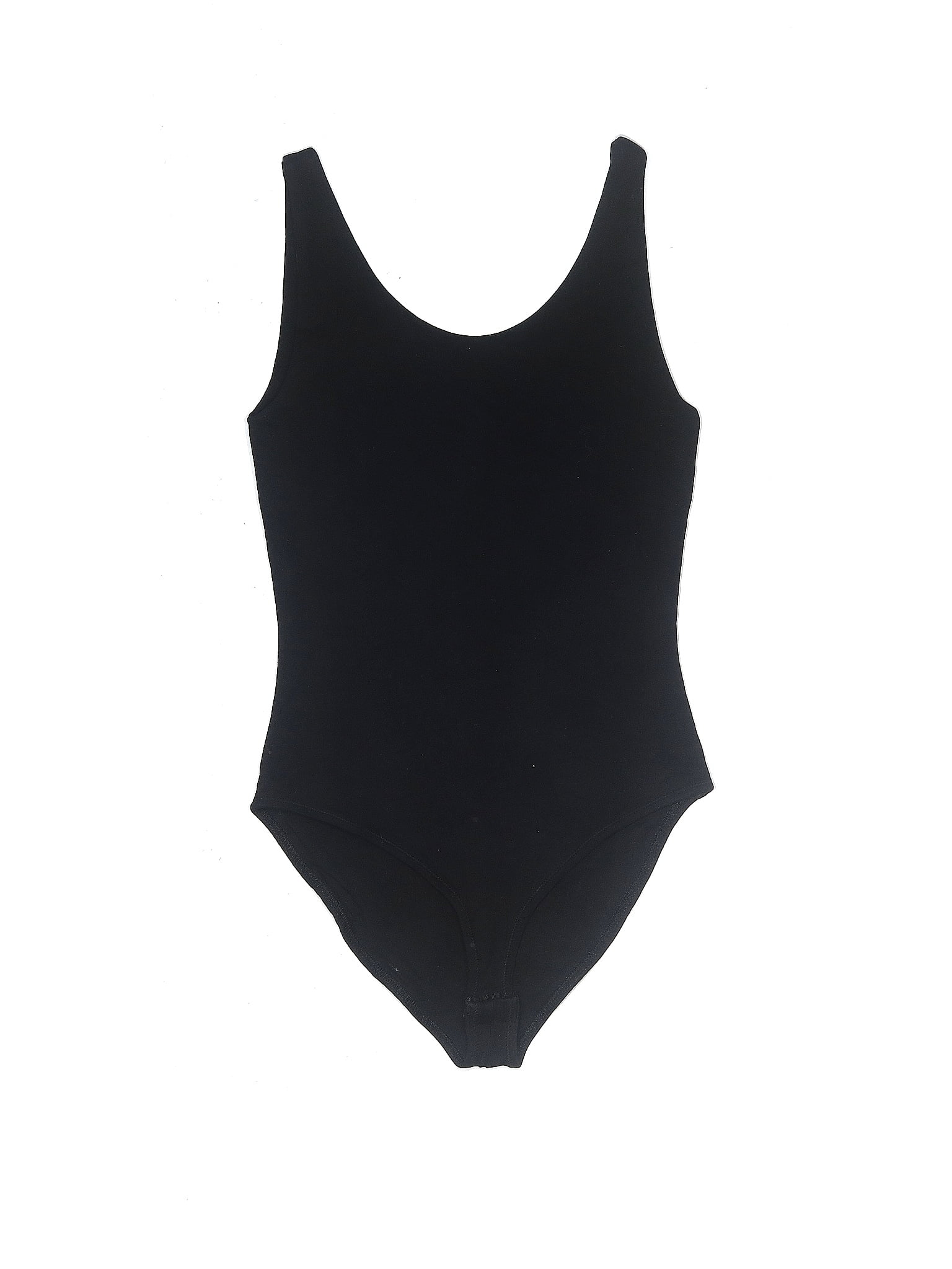 Pact Solid Black Bodysuit Size S 36 Off Thredup