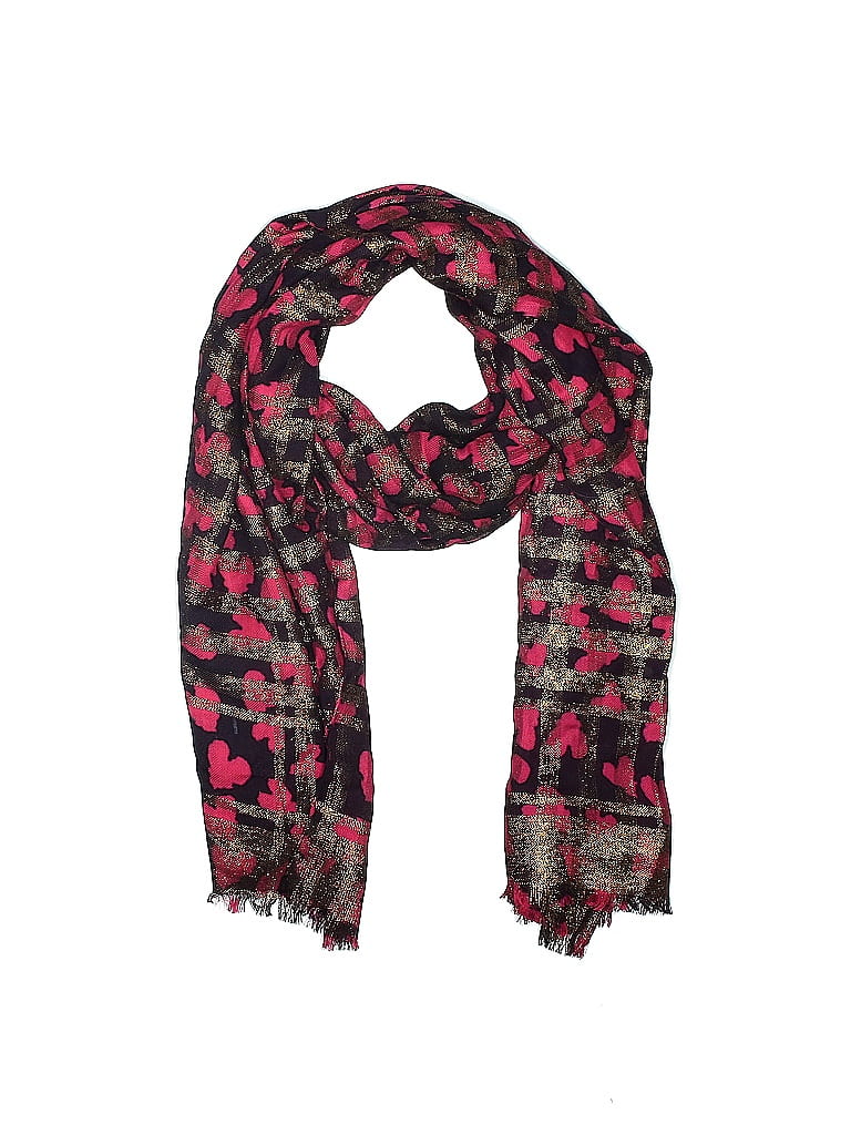 Ann Taylor LOFT Floral Multi Color Burgundy Scarf One Size - 64% off ...