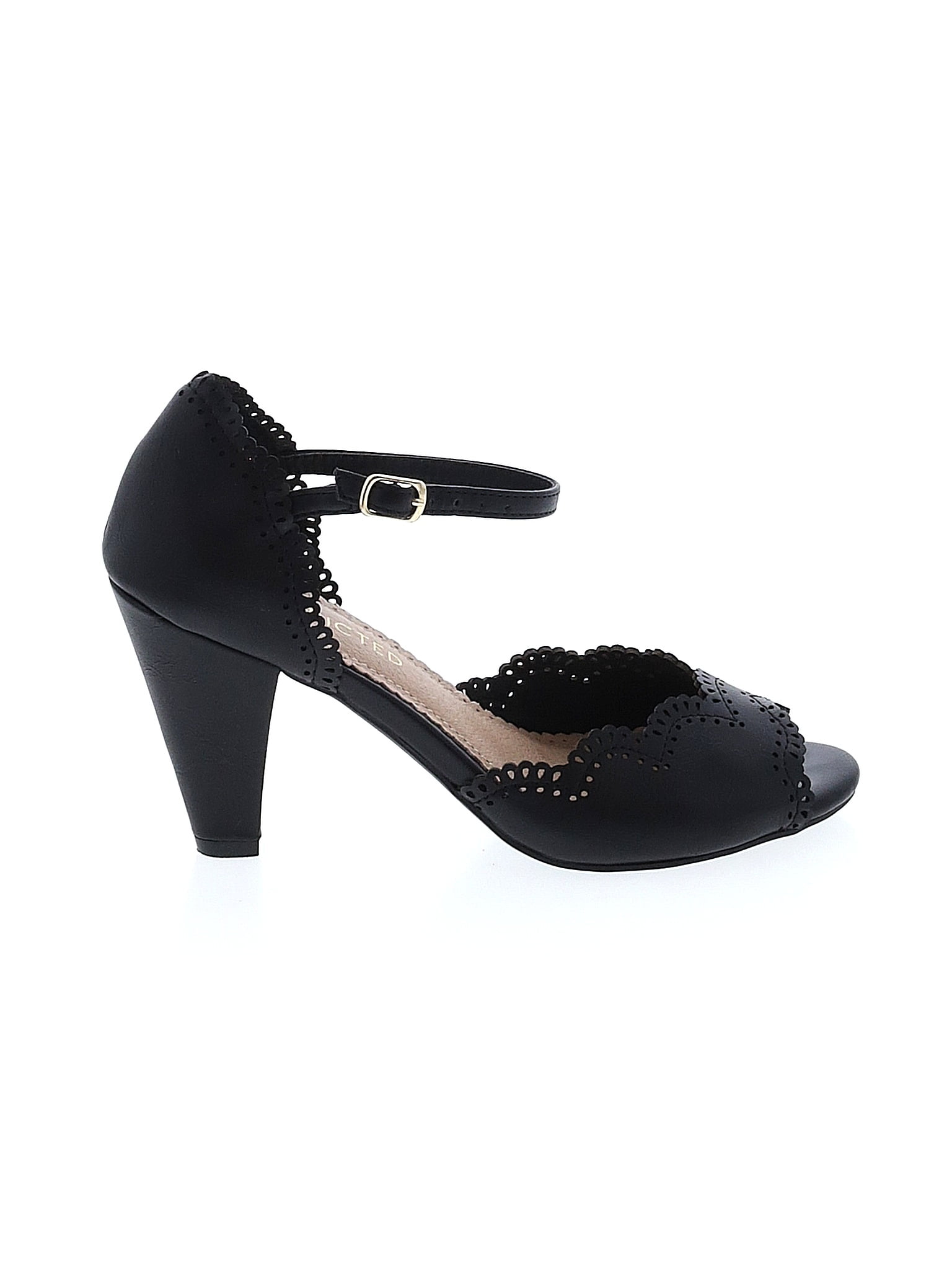 Restricted Shoes Solid Black Heels Size 5 1/2 - 70% off | thredUP