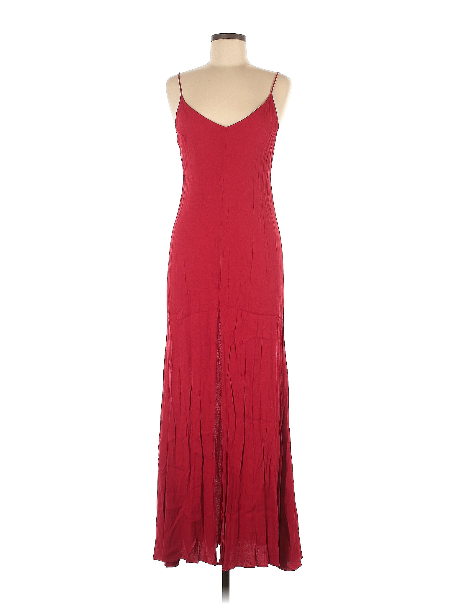 Reformation Solid Red Burgundy Casual Dress Size M - 61% off | ThredUp