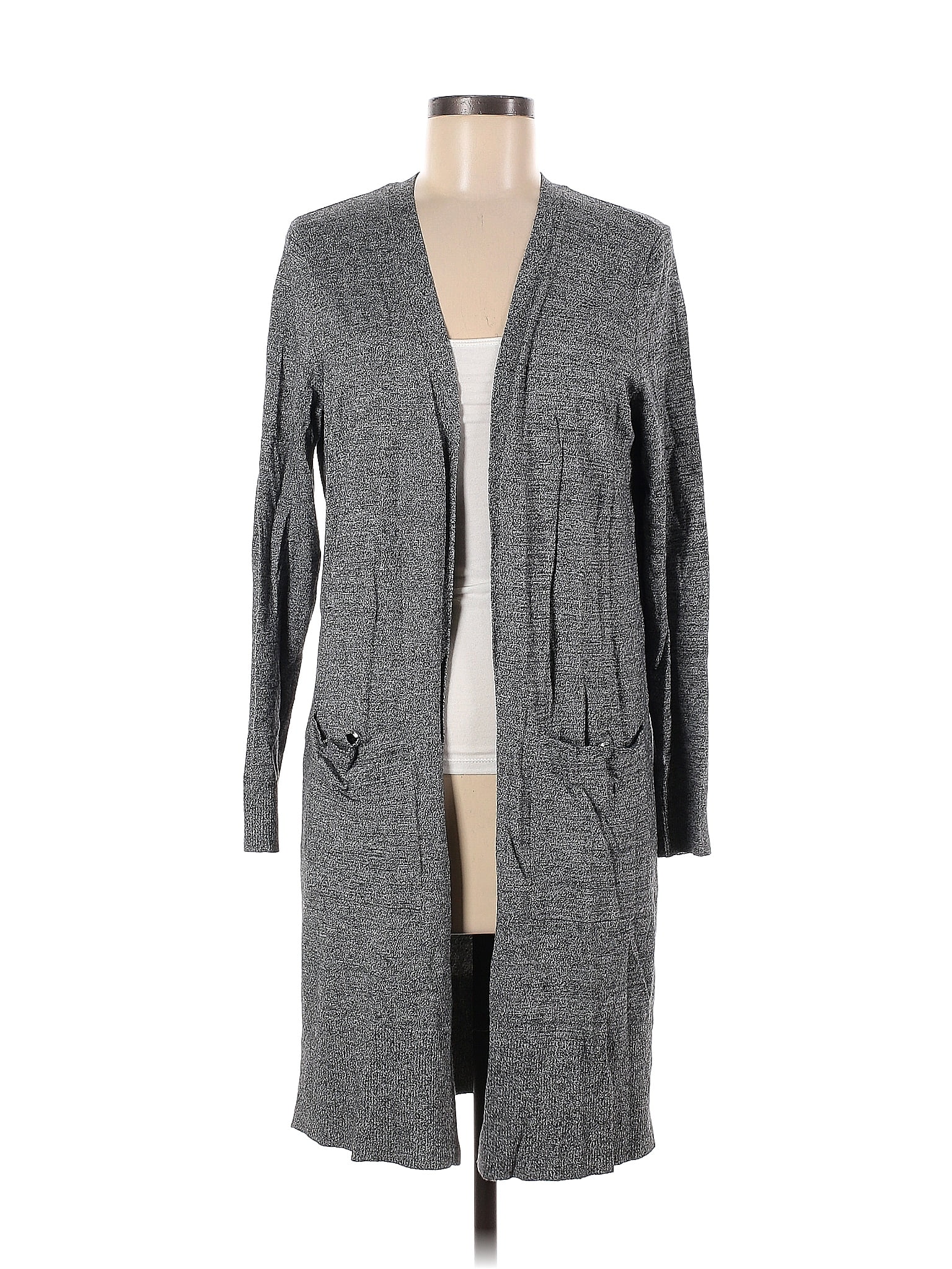 7th Avenue Design Studio New York & Company Color Block Marled Gray ...