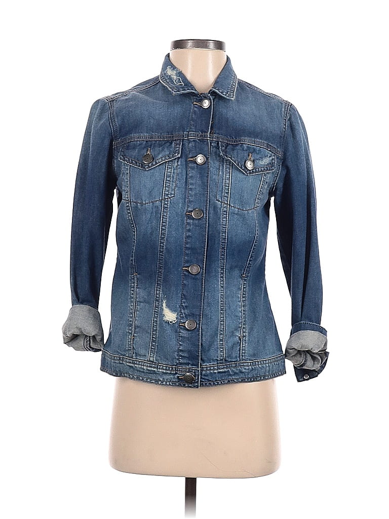 BCBGeneration Blue Denim Jacket Size S - 76% off | ThredUp