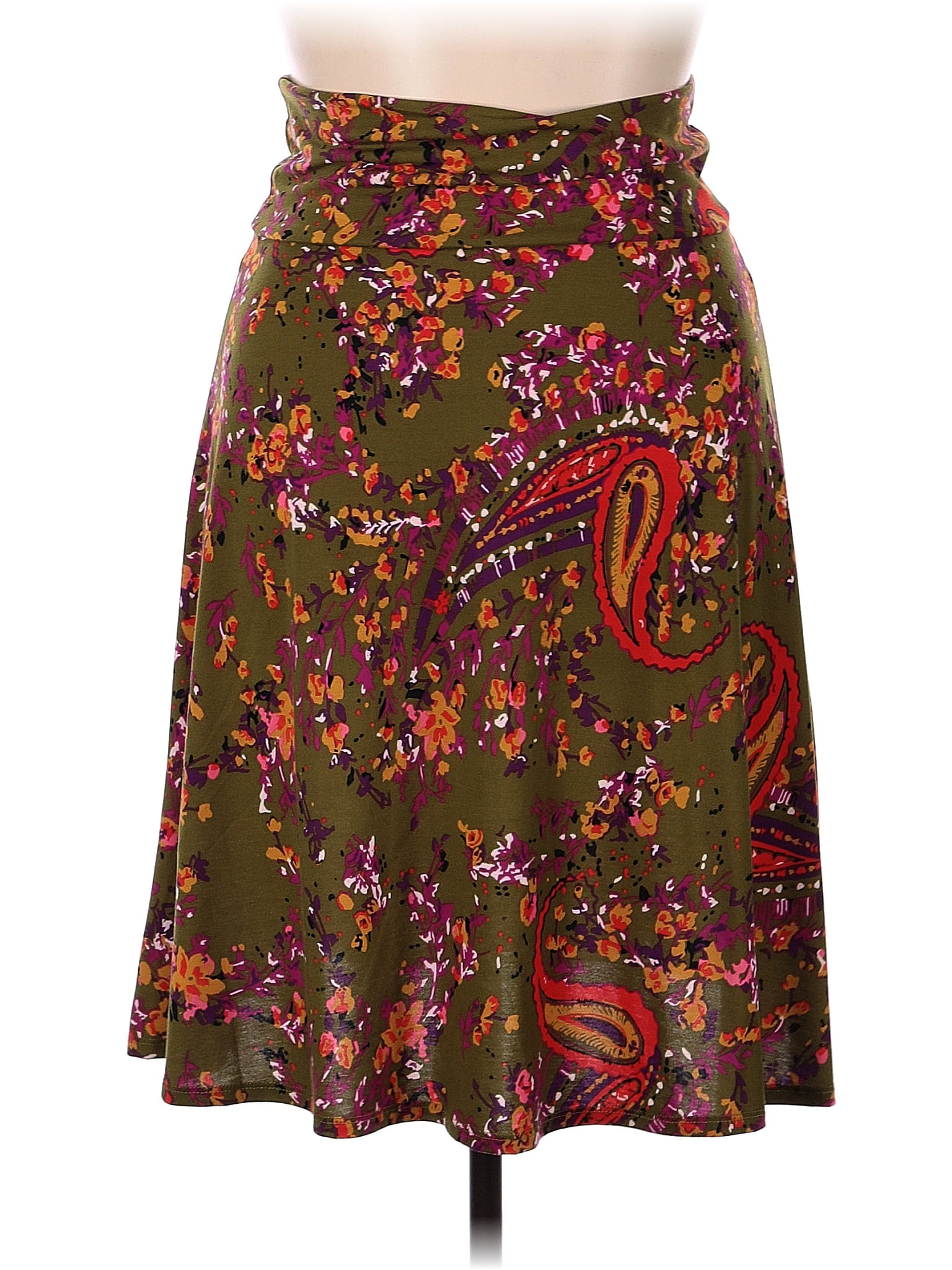 Lularoe Brown Casual Skirt Size Xl 50 Off Thredup