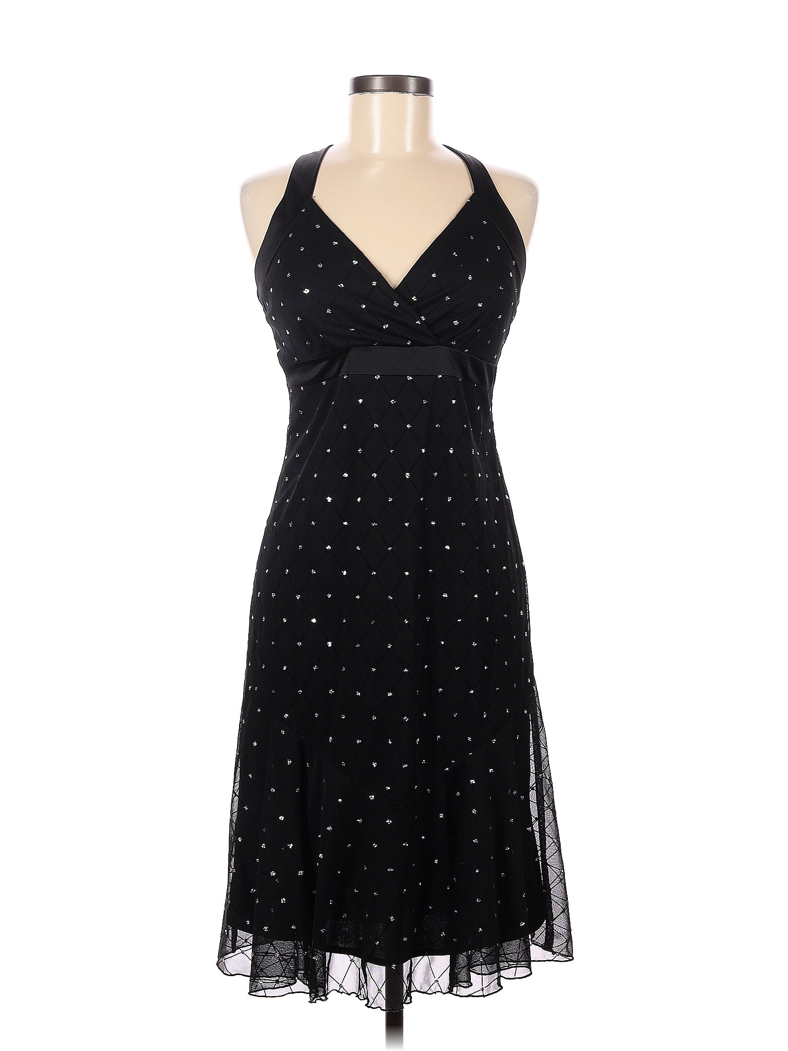 Randm Richards 100 Polyester Black Cocktail Dress Size 8 78 Off Thredup