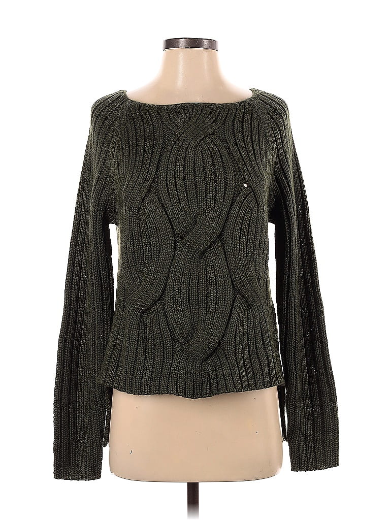 KF/KaufmanFranco Collective Solid Green Pullover Sweater Size S - 74% ...