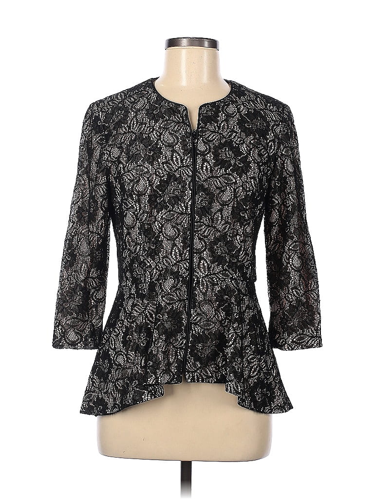 Alex Evenings Floral Black Jacket Size M - 79% off | thredUP