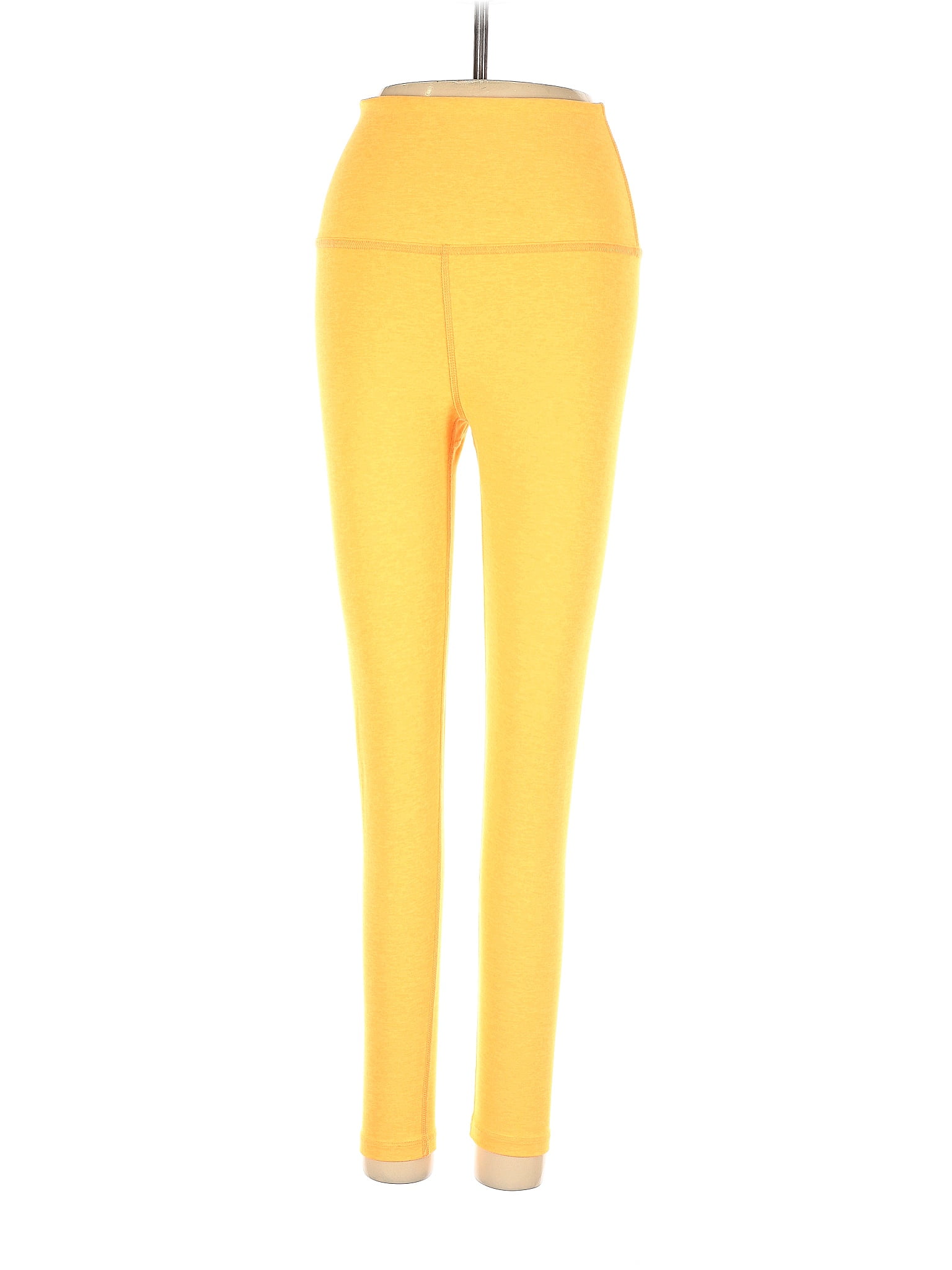 Beyond Yoga Solid Yellow Yoga Pants Size S - 47% off | thredUP