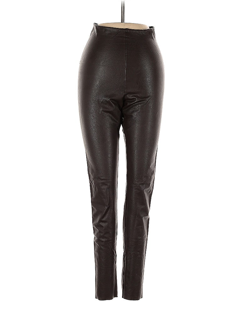 Commando Control Solid Black Faux Leather Pants Size S - 70% off | thredUP
