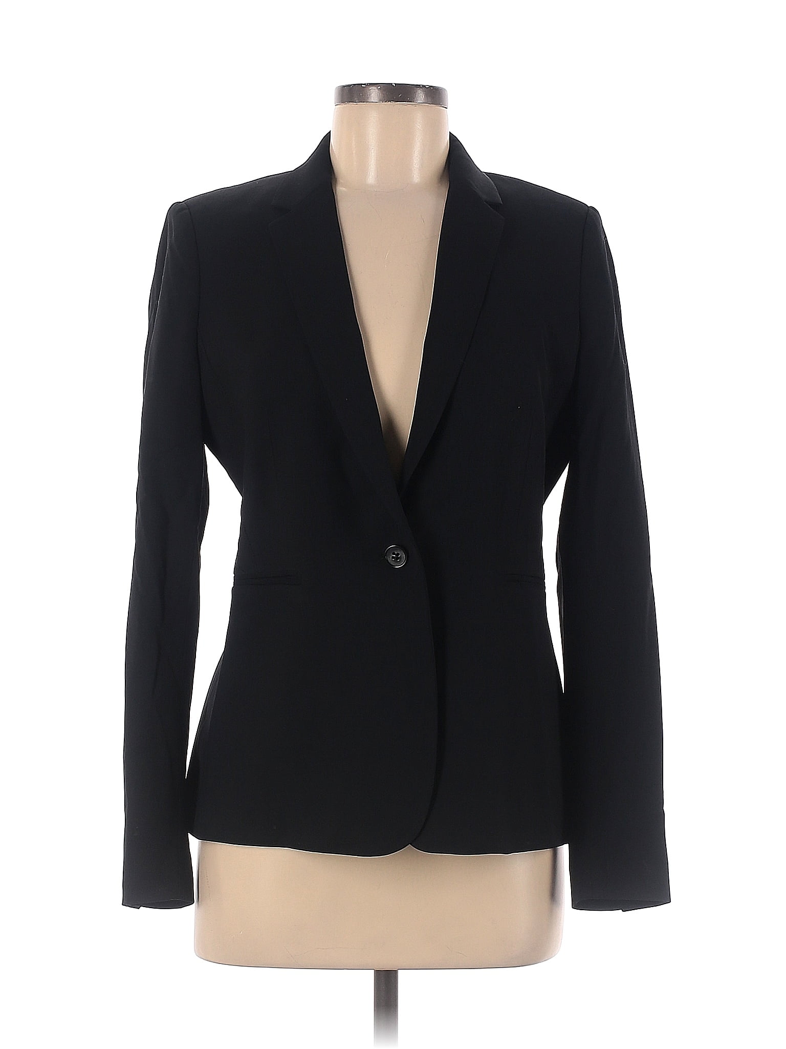 Reiss Solid Black Blazer Size 8 - 80% off | ThredUp