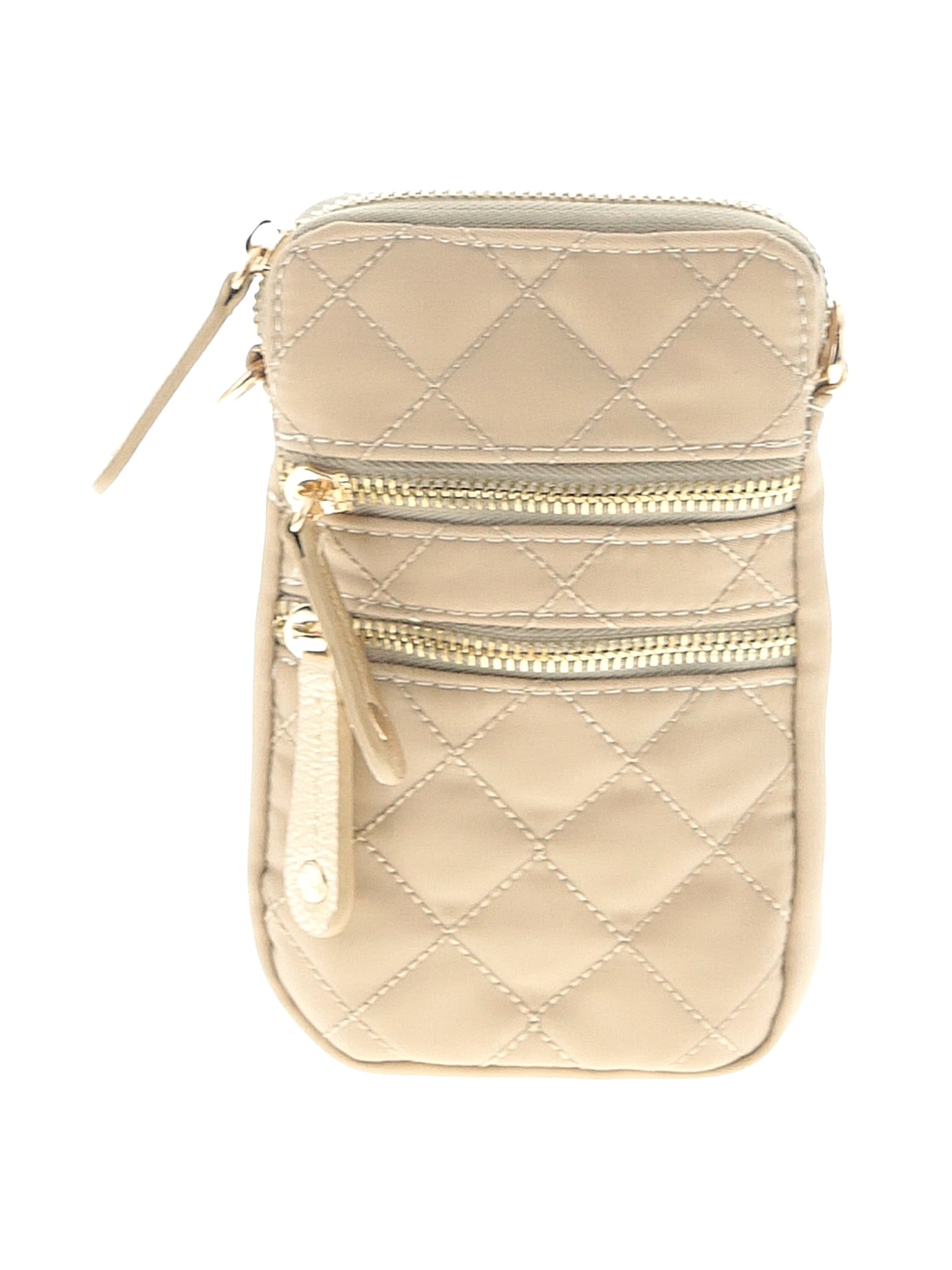 Chico's Solid Tan Gold Crossbody Bag One Size - 70% off | thredUP