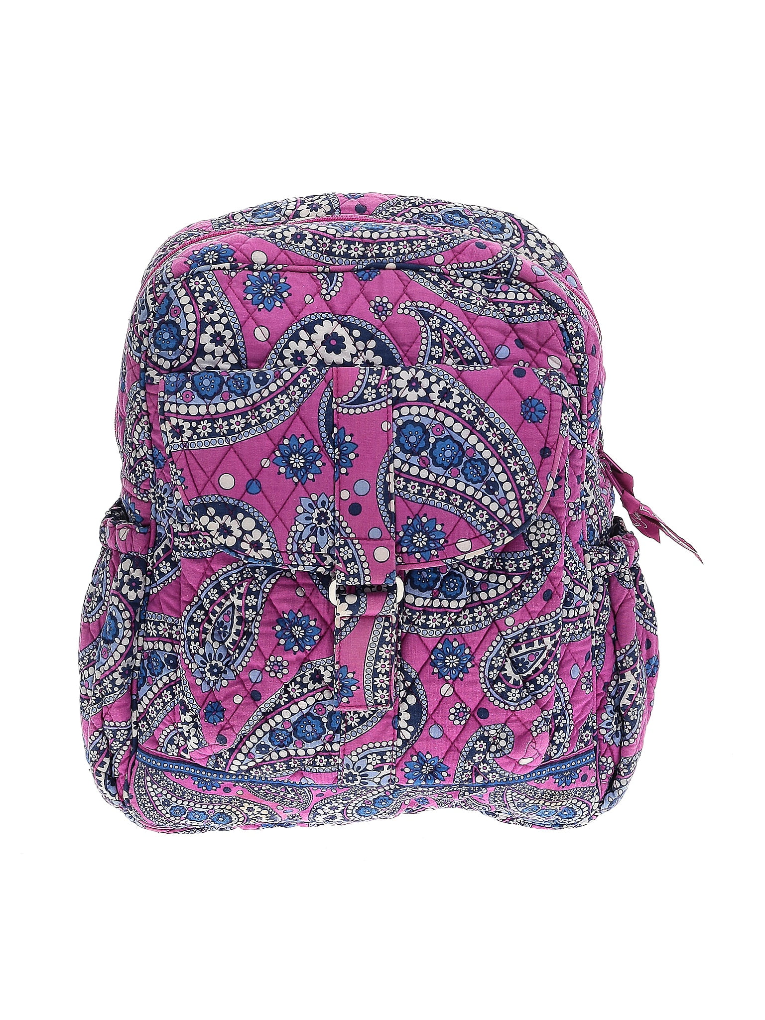 Vera Bradley 100% Cotton Paisley Multi Color Purple Backpack One Size ...