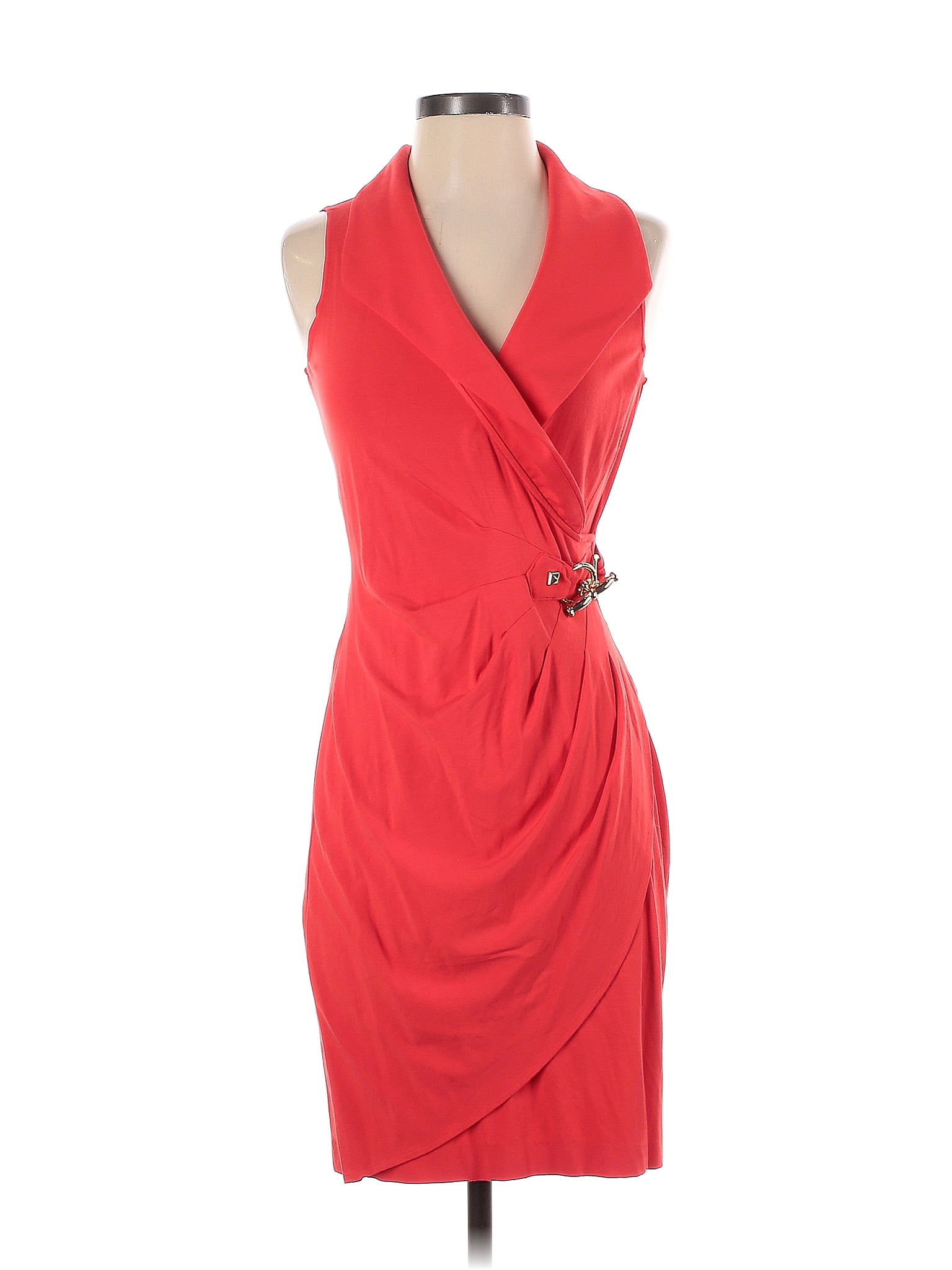 Cache Solid Red Cocktail Dress Size S - 64% off | thredUP