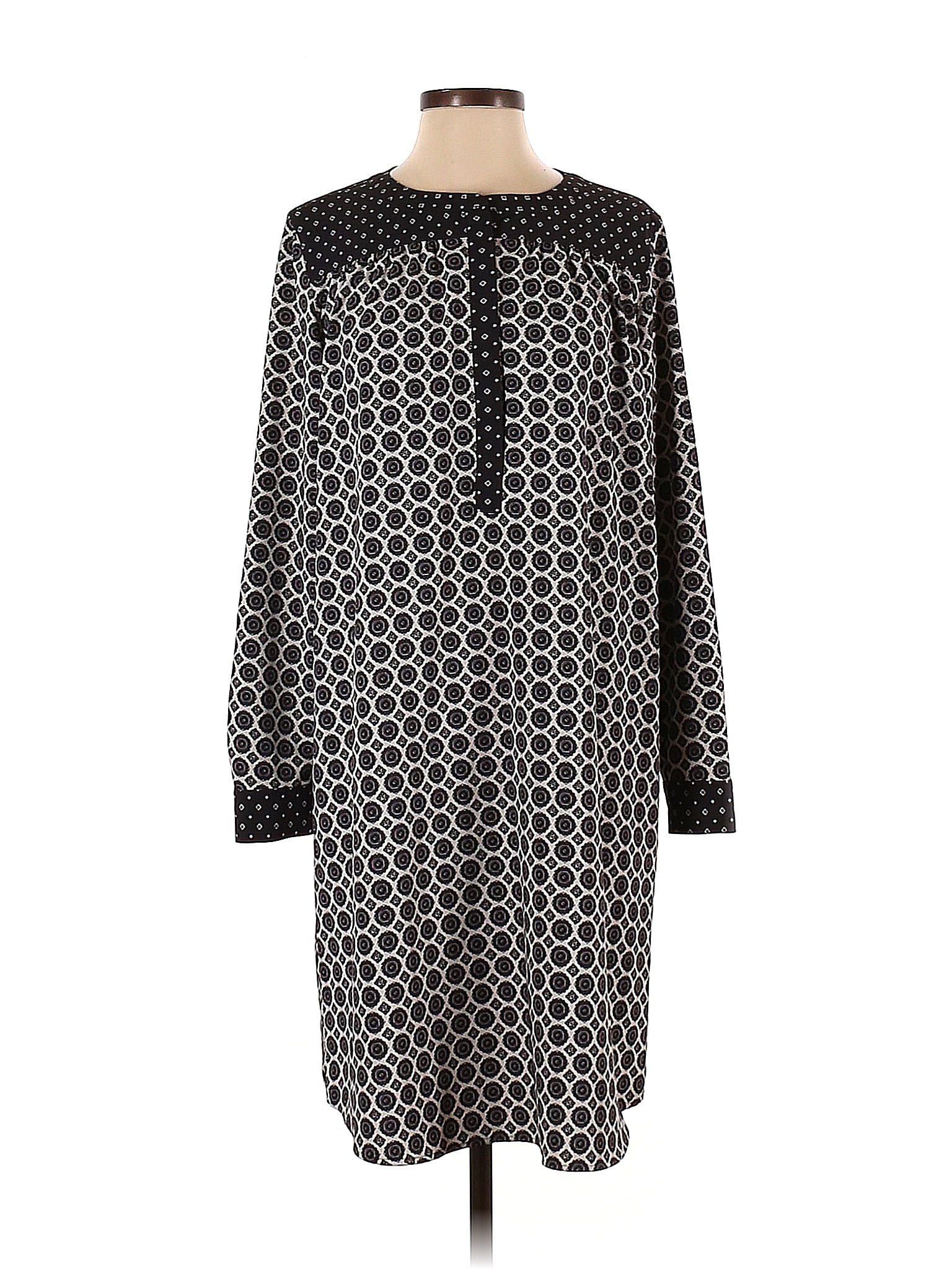 Ann Taylor Loft Gray Casual Dress Size S 62 Off Thredup