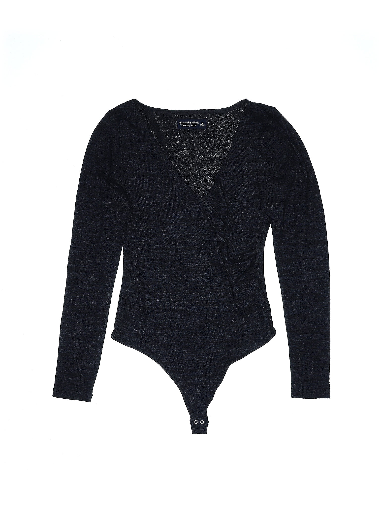 Abercrombie And Fitch Marled Black Bodysuit Size M 70 Off Thredup