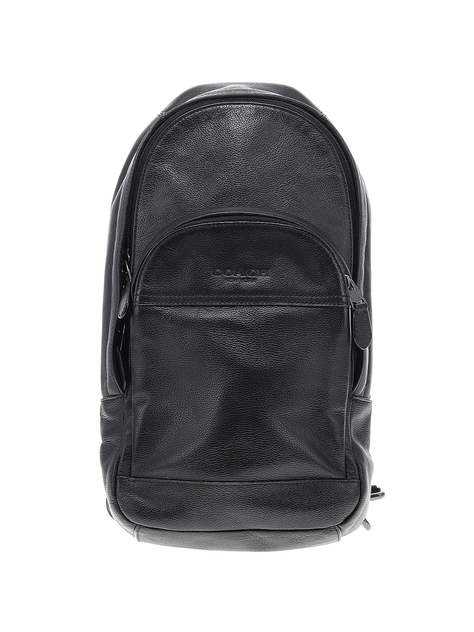 Coach Factory 100% Leather Solid Black Leather Backpack One Size - 61% ...