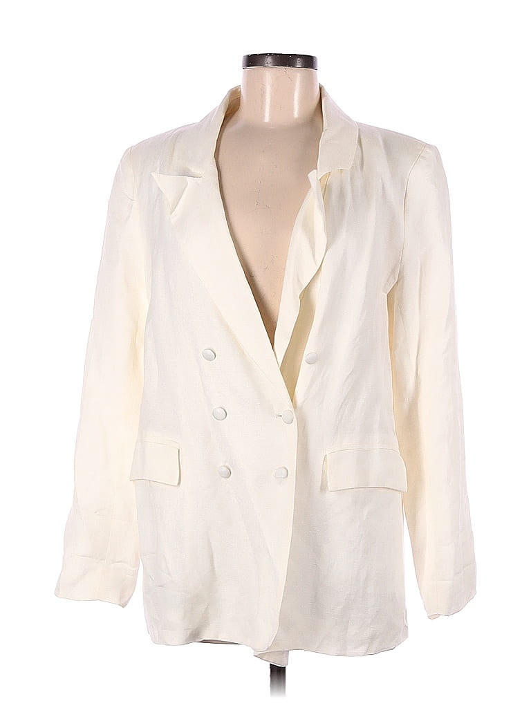 VICI Solid Ivory Blazer Size M - 71% off | thredUP