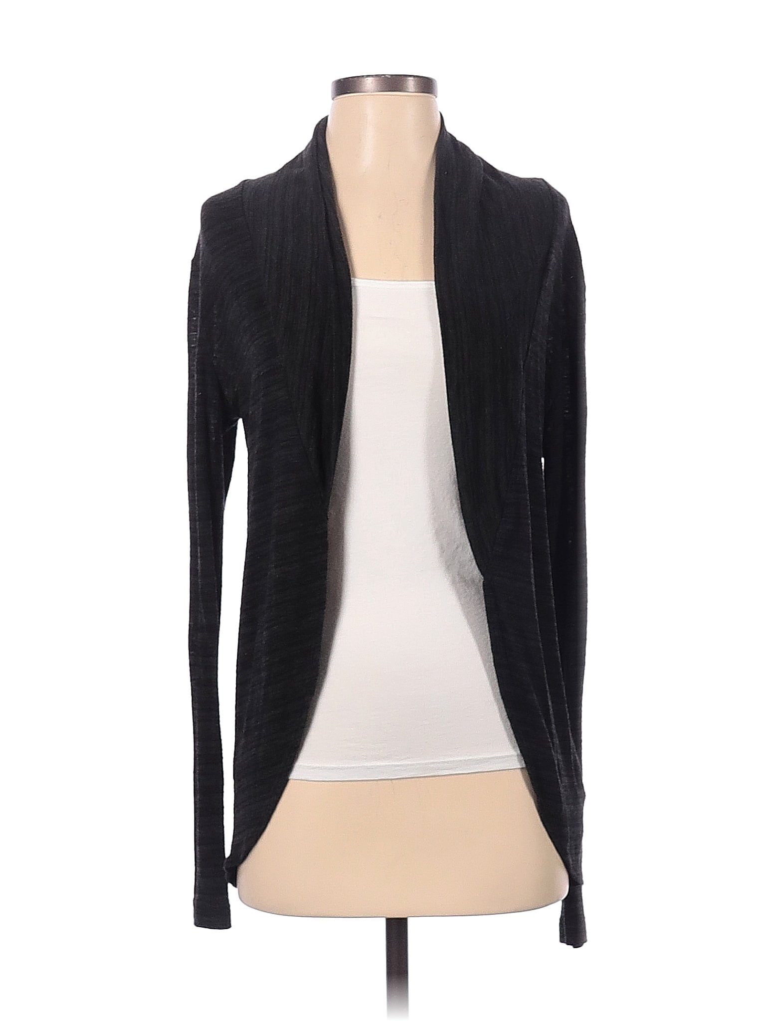 Laila Jayde Color Block Solid Black Cardigan Size S - 77% off | thredUP