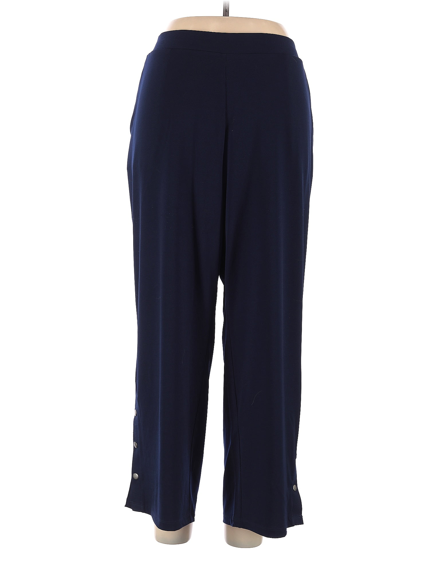 Susan Graver Solid Navy Blue Casual Pants Size XL (Petite) - 71% off ...