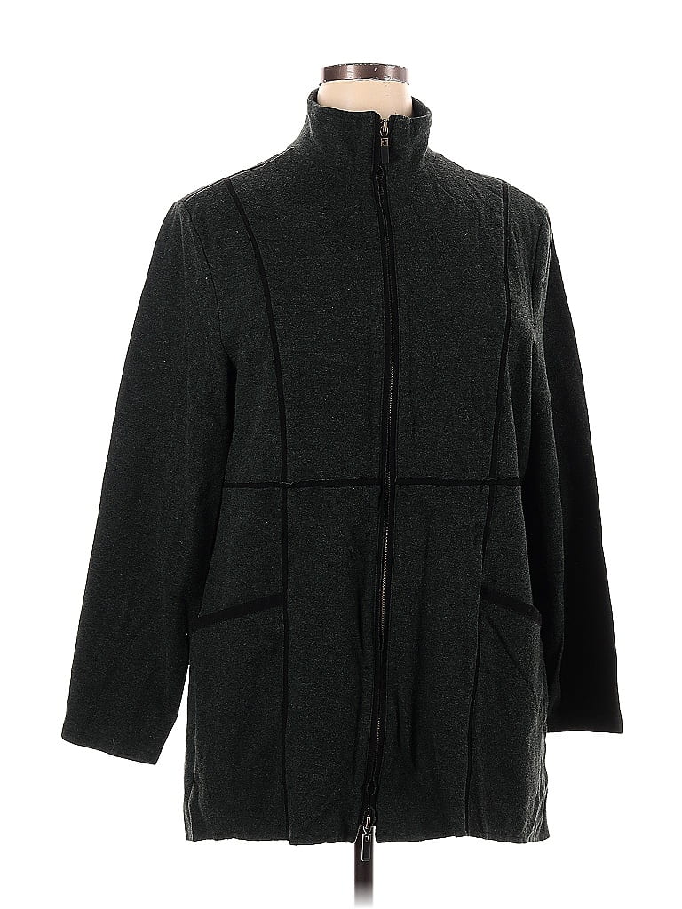 Habitat Solid Black Jacket Size XL - 42% off | thredUP
