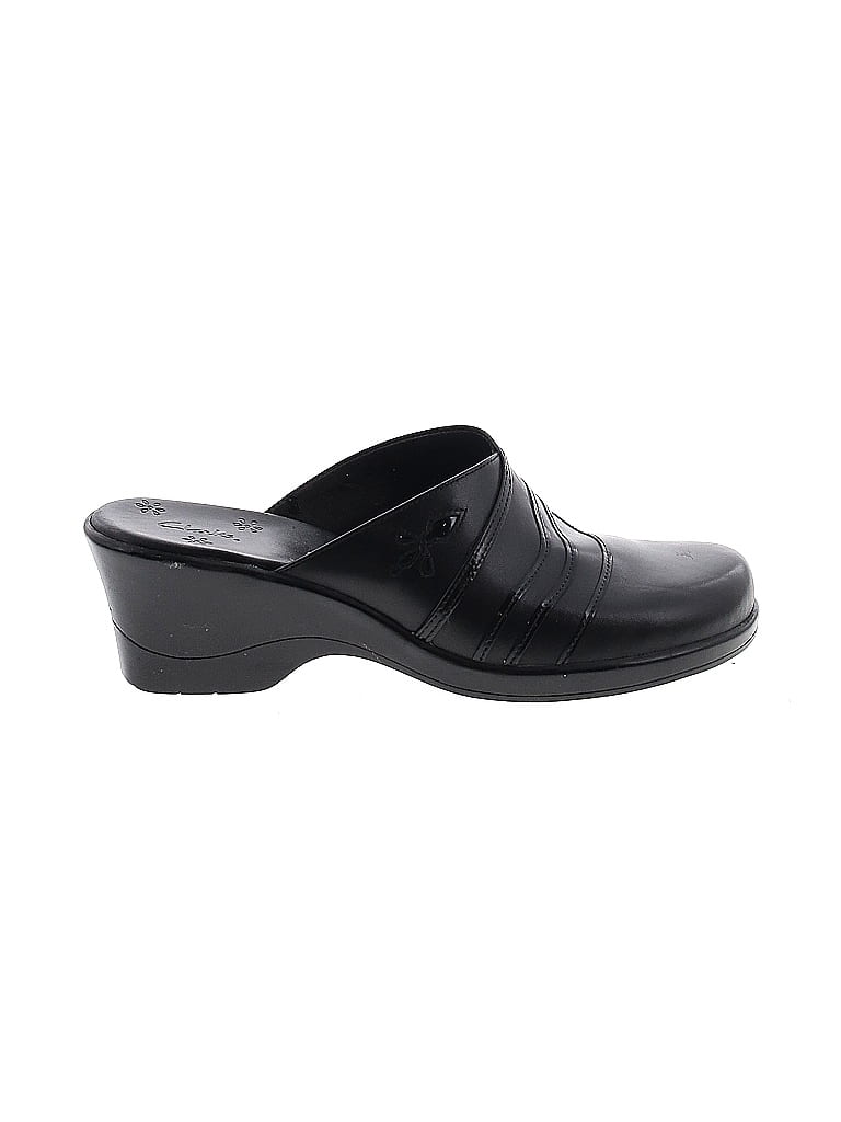Clarks Solid Black Mule/Clog Size 8 - 66% off | thredUP
