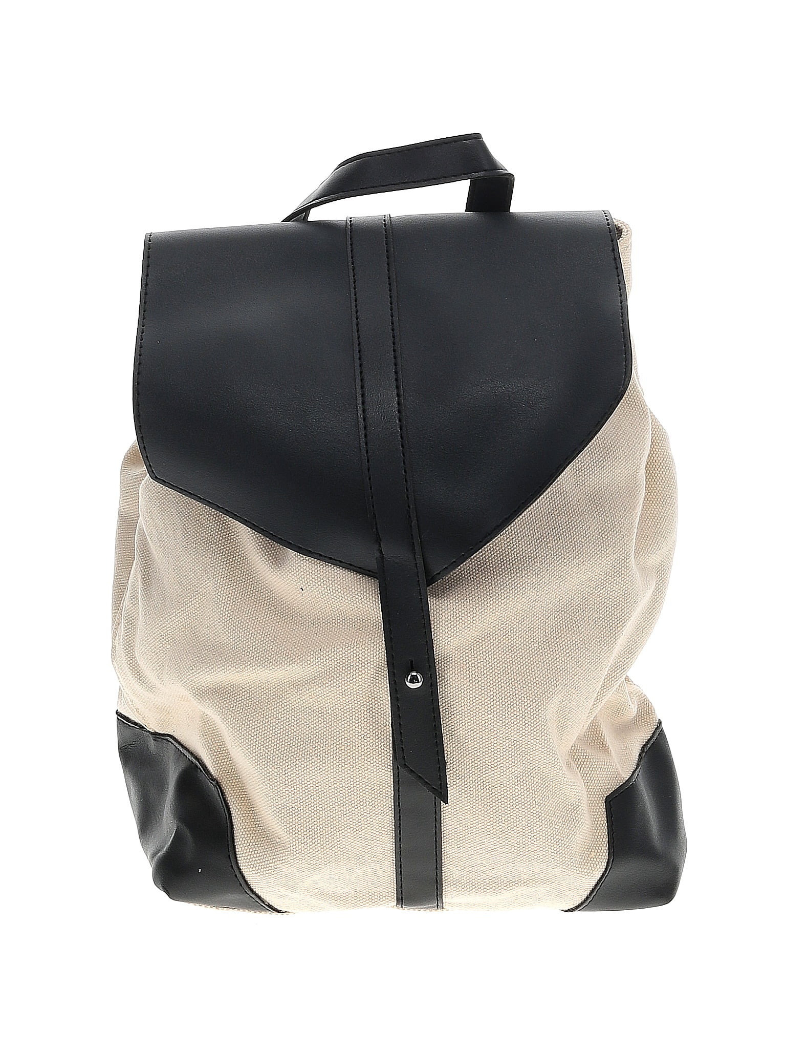 Deux Lux Color Block Solid Multi Color Ivory Backpack One Size - 75% ...