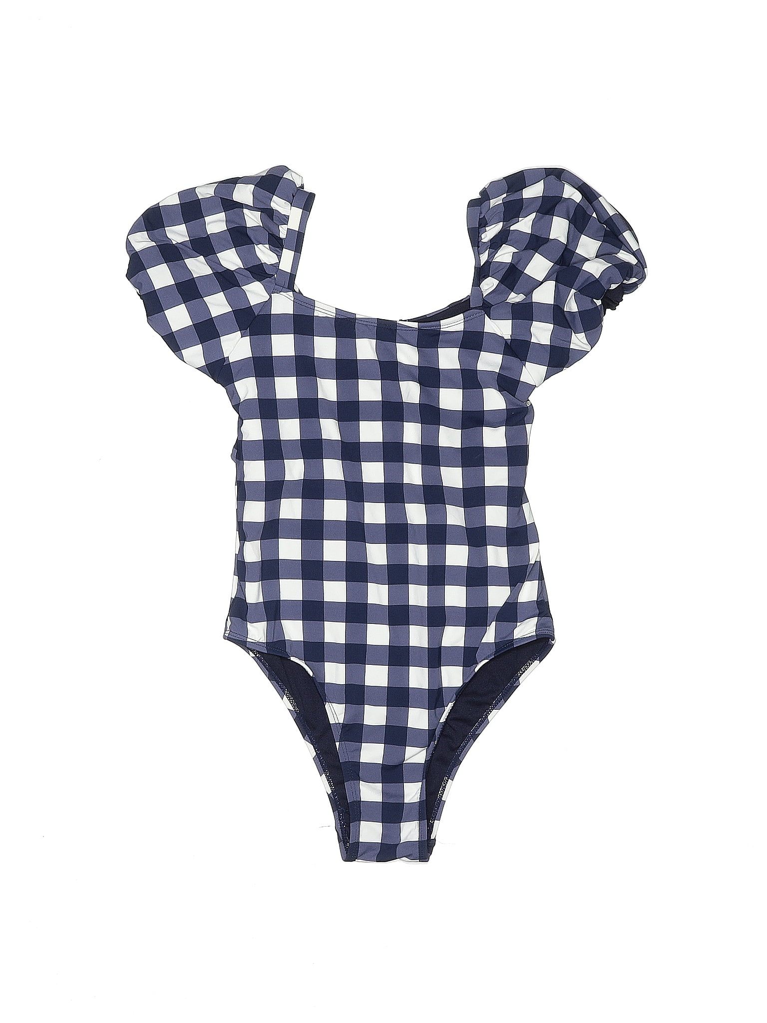 Habitual Checkered-gingham Blue One Piece Swimsuit Size 12 - 70% off ...