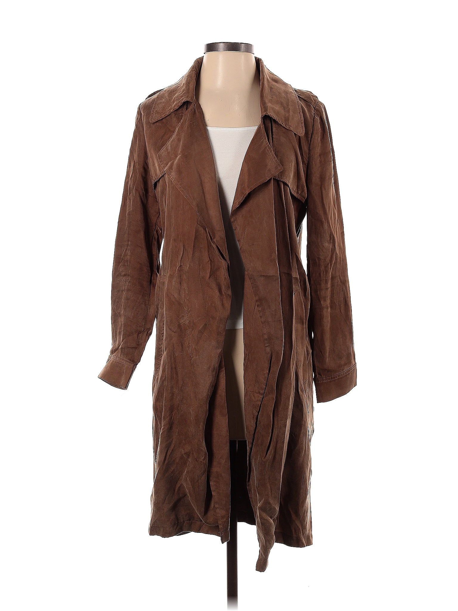 Moth Solid Brown Jacket Size XS - 69% off | thredUP