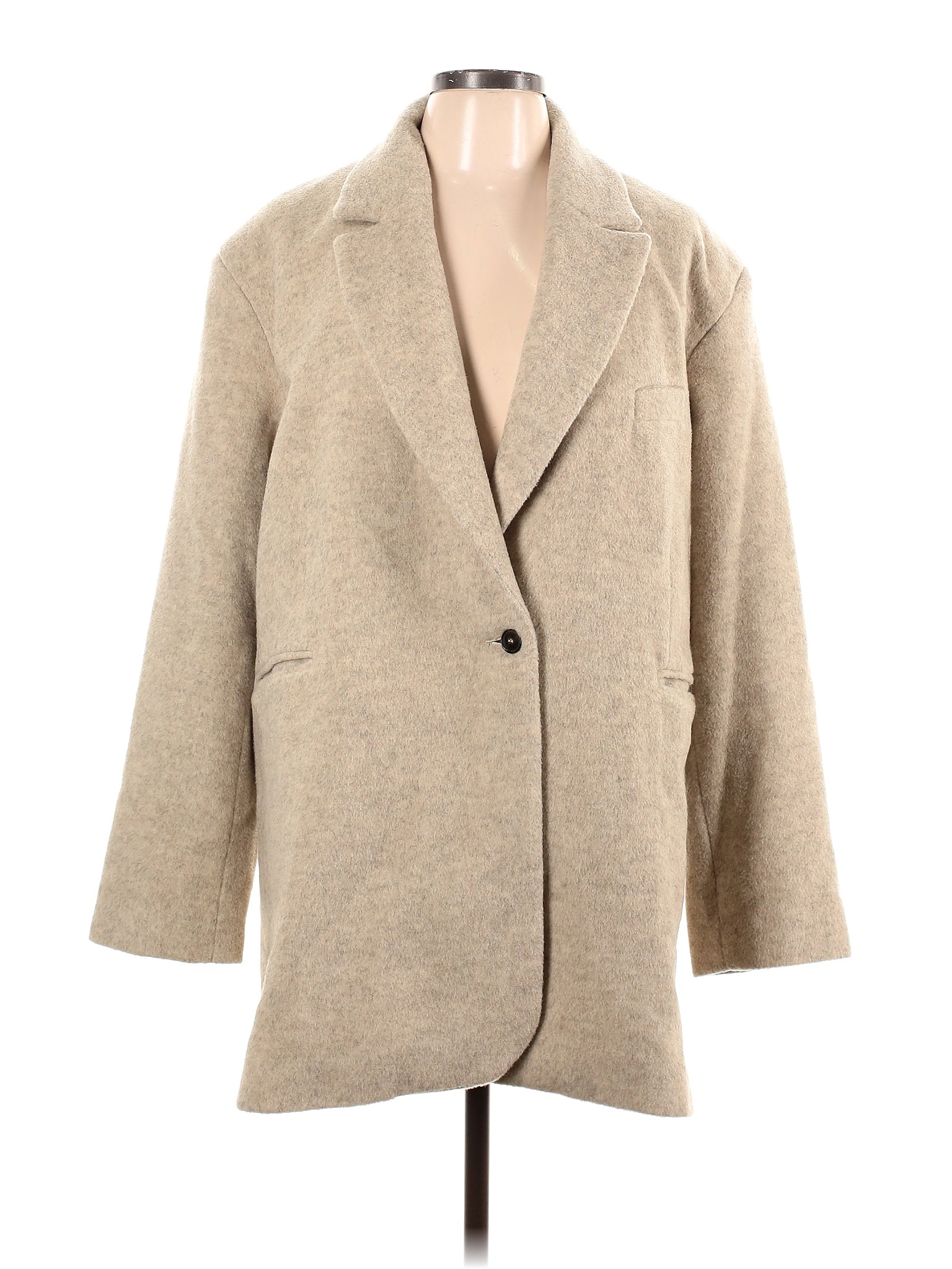 Birgitte Herskind X Vanessa Hong Marled Tan coat Size 38 (EU) - 77% off ...