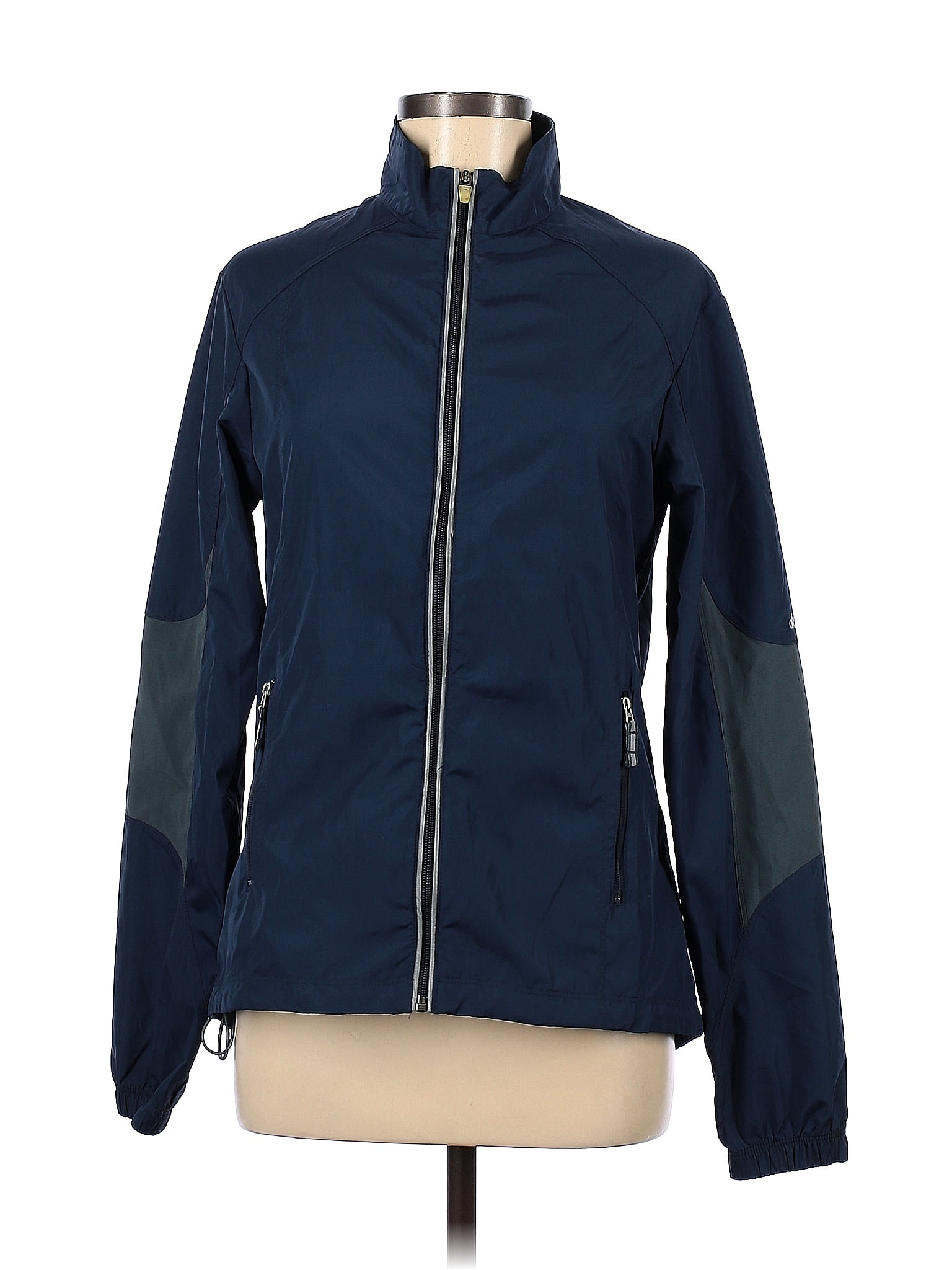Alo 100% Polyester Solid Navy Blue Track Jacket Size M - 56% off | thredUP