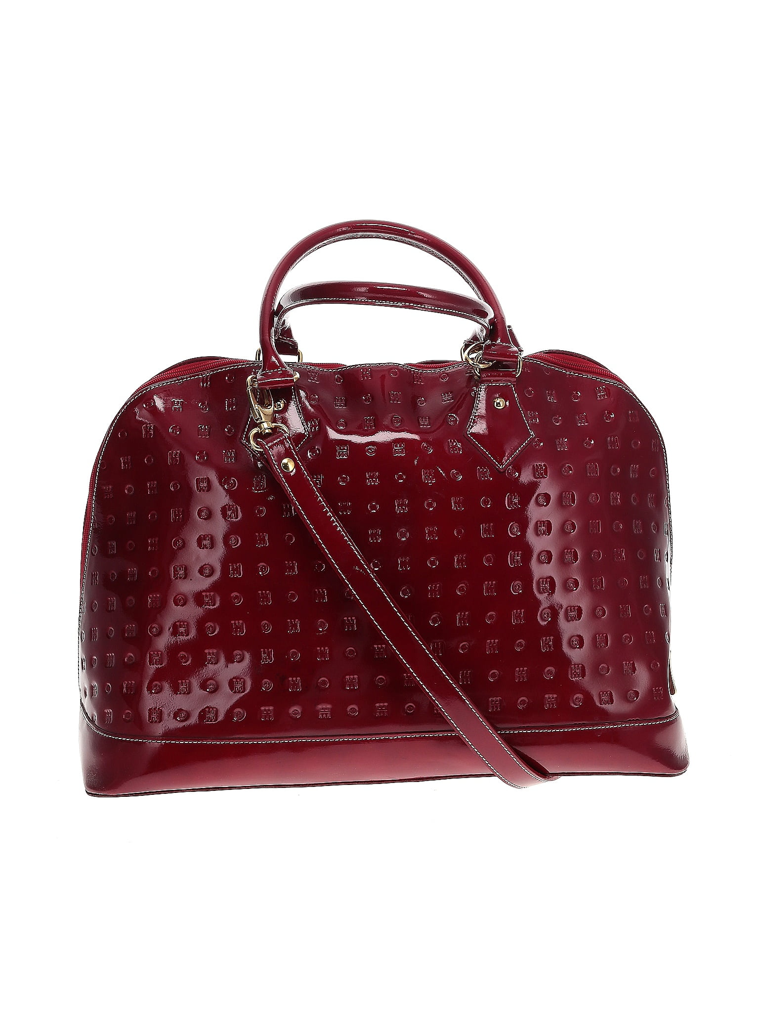 Arcadia Maroon Burgundy Satchel One Size - 63% off | thredUP