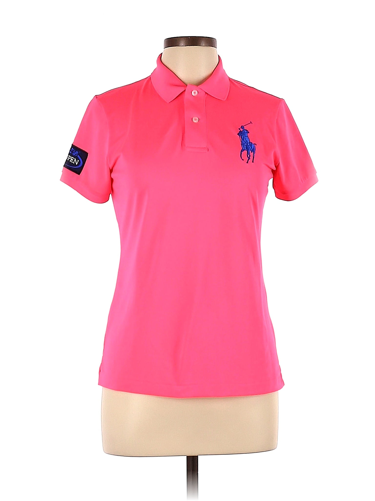Polo By Ralph Lauren Pink Short Sleeve Polo Size L 70 Off Thredup