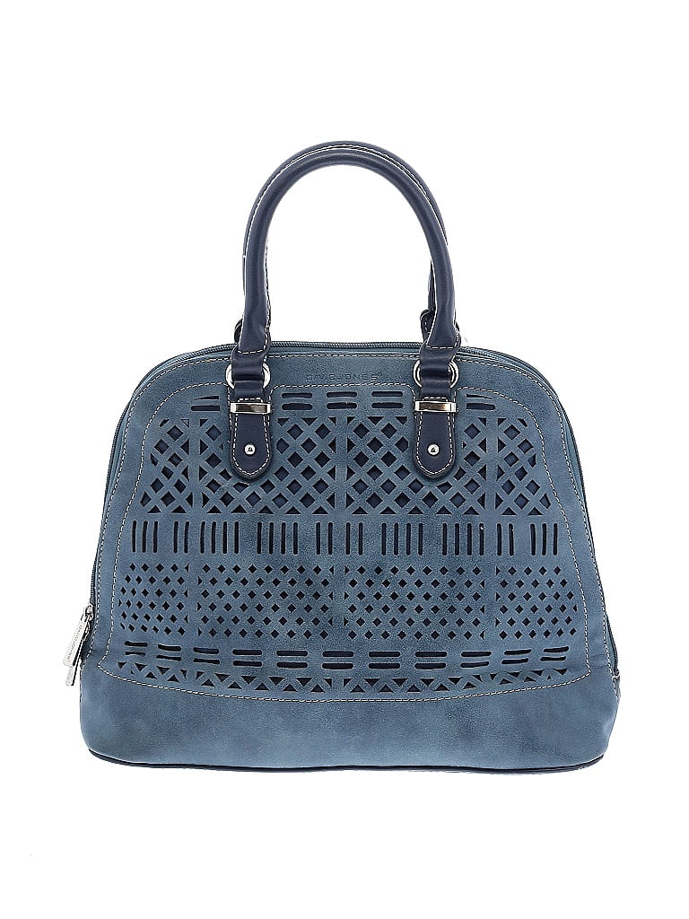 David Jones Solid Blue Satchel One Size - 21% off | thredUP